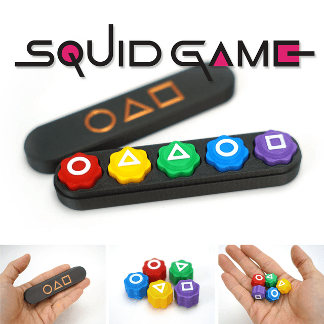 Squid-Game 2 Toys Gonggi Korean Game Stone Catching Toy Jebi Chagi ...