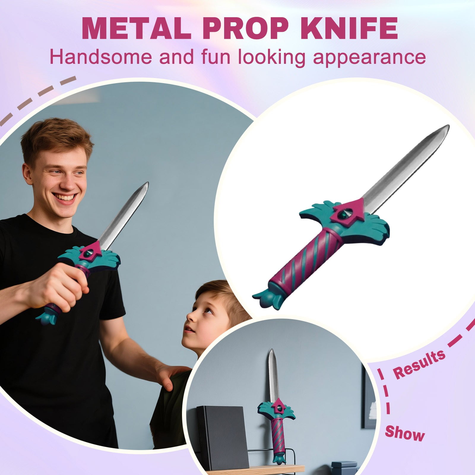 Squid Game 3 Sword Replica Prop, Screen-Accurate 3D Printed Non-Sharp ...