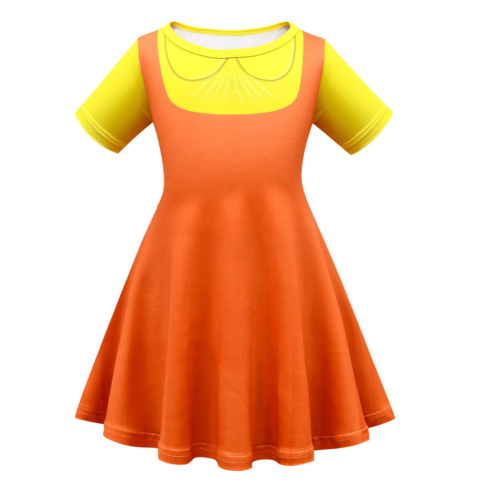 Squid Game Costume Squid Game Tracksuit: Girls' Playful Orange and ...