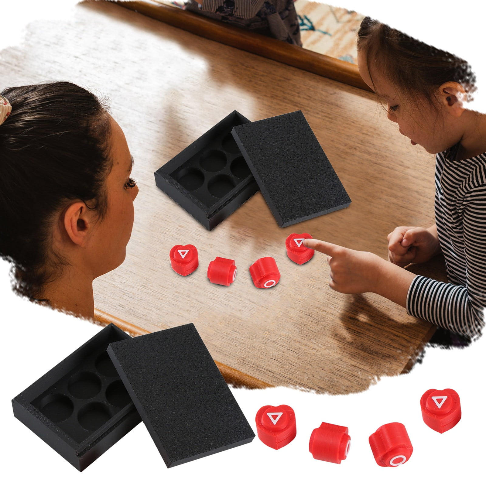 Squid Game Gong Gi Valentine’s Day Set – Heart-Shaped Marbles, Flicking ...