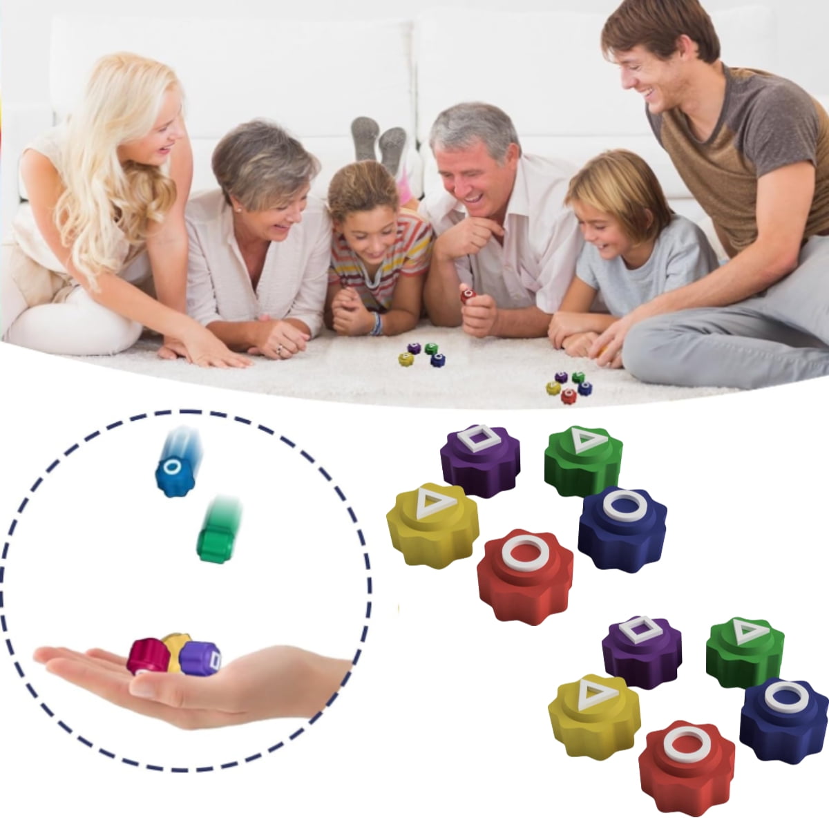 Squid Game Gonggi Korean Game Stone Catching Game Gonggi Set Squid Folk ...