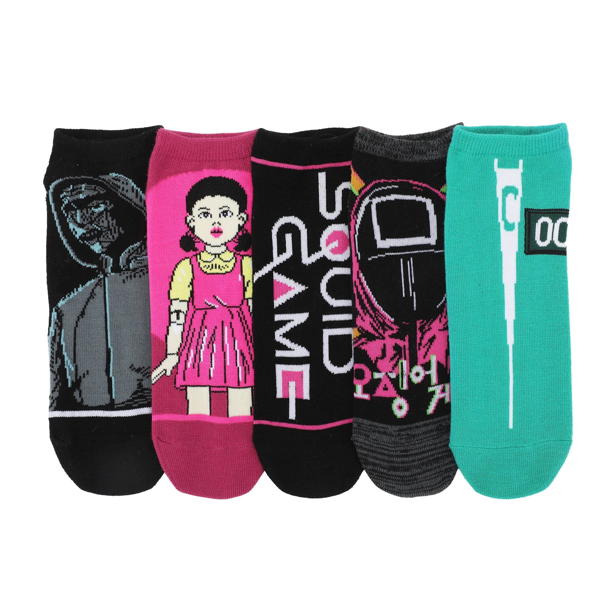 Squid Game Icons Women's 5-Pair Ankle Socks - Walmart.com