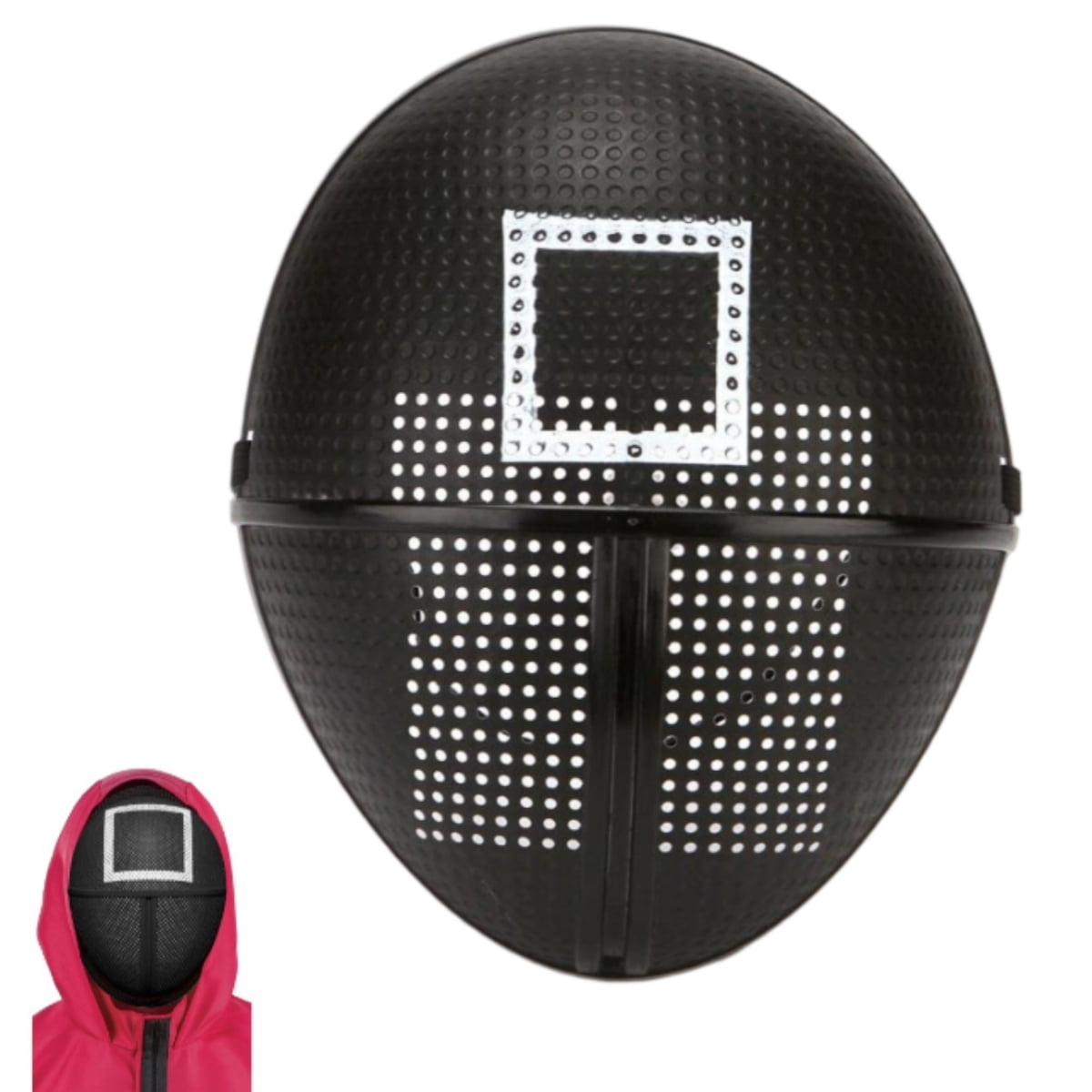 Squid Game Mask Square Fold Full Face Masks Black 2025 - Walmart.com