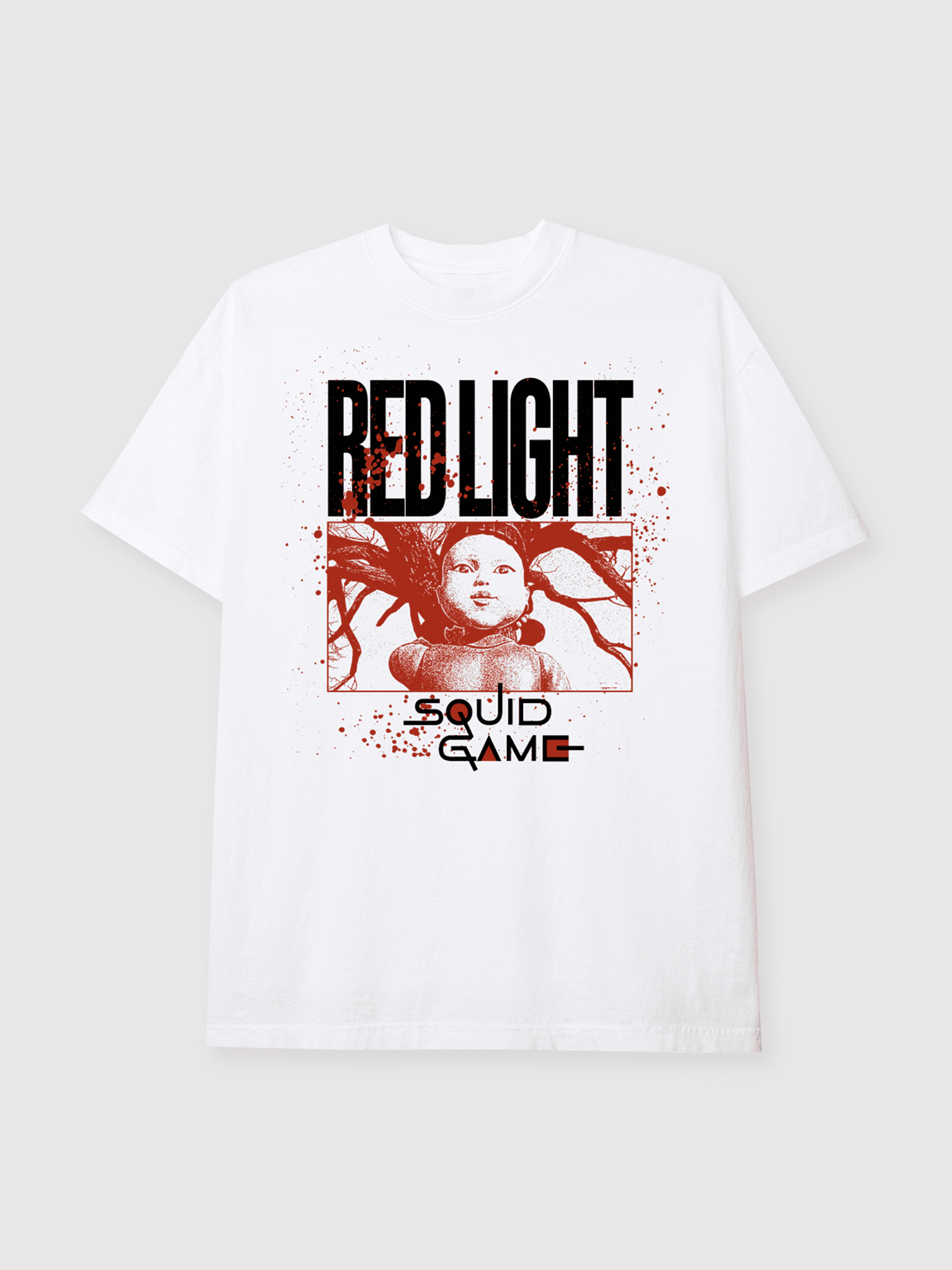 Squid Game Red Light Tee - Walmart.com