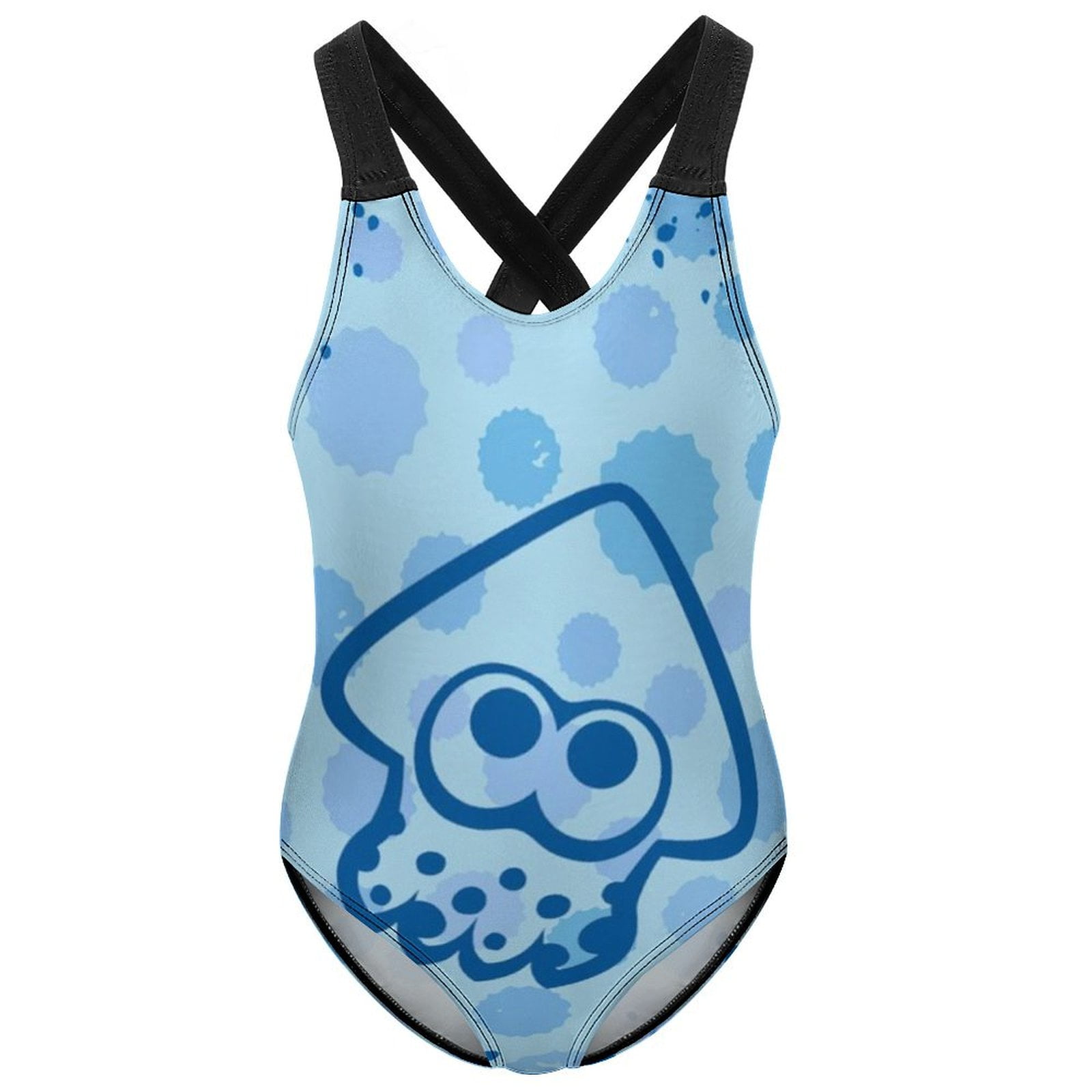 Squid Game Splatoon Children's One-piece Swimsuit Summer Girl's ...