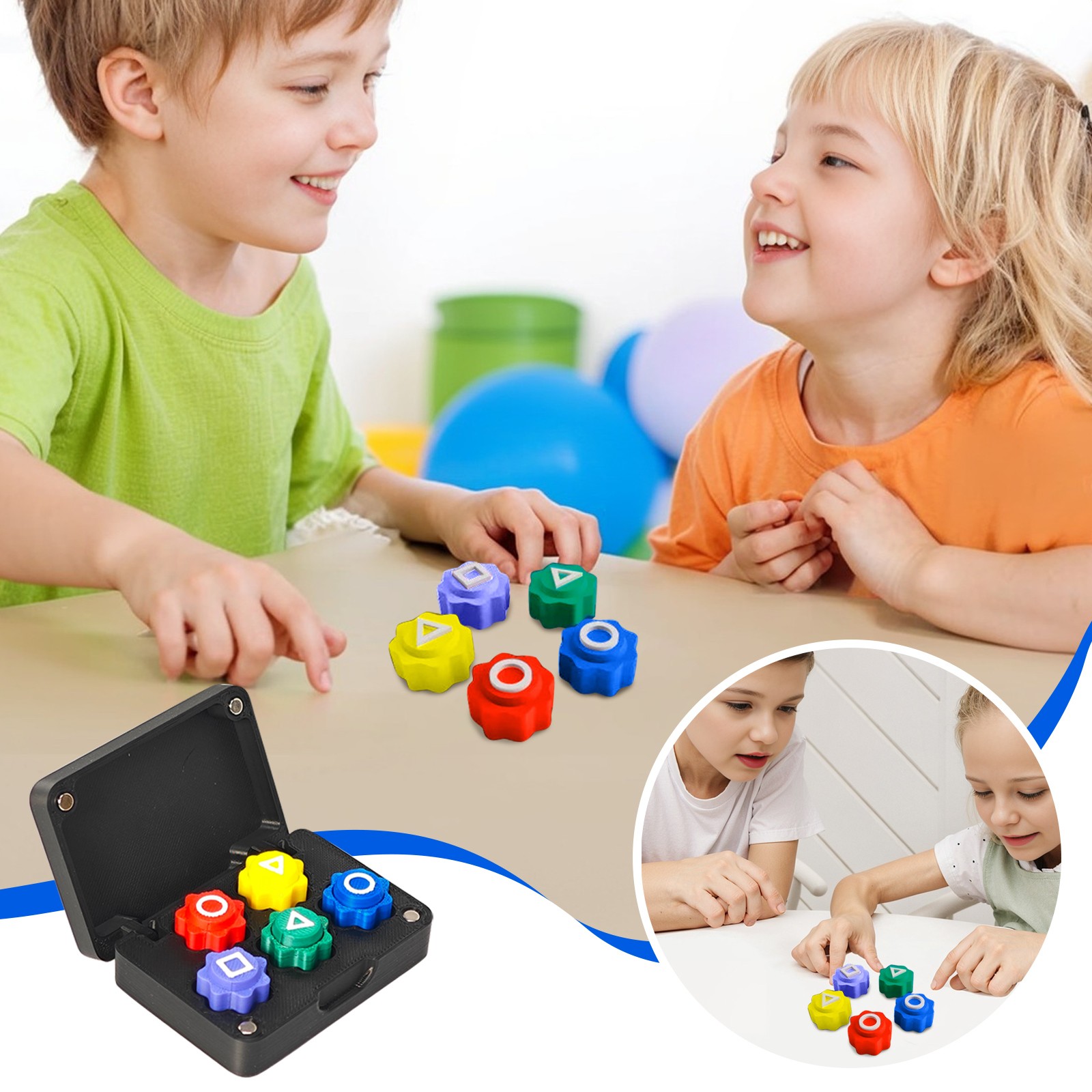 Squid Game Toys Gonggi Set,Minigame Toys,A Square Box With A Pebble ...