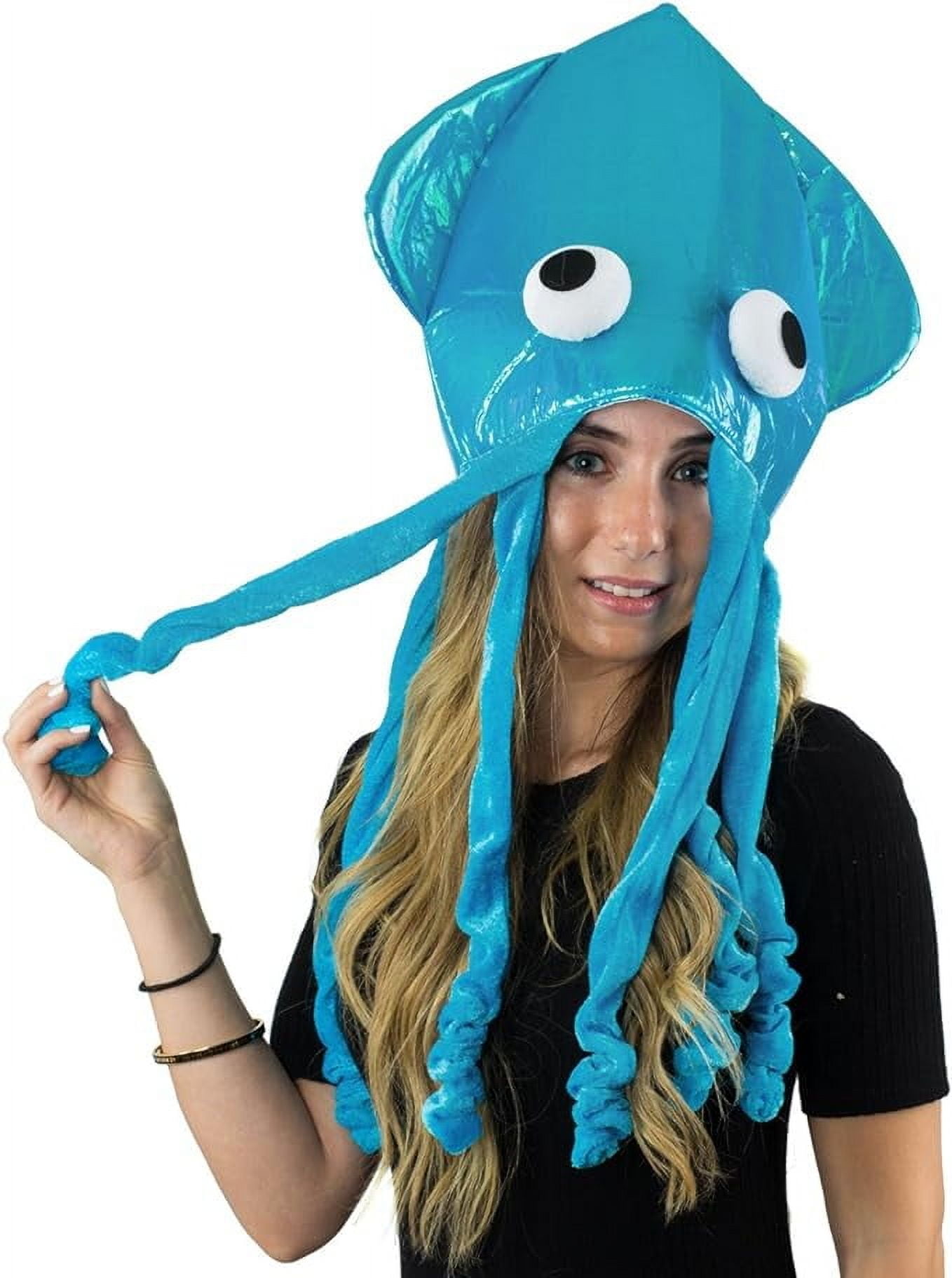 Squid Hat - Octopus Hat in Soft Material & Many Styles - Funny Party ...