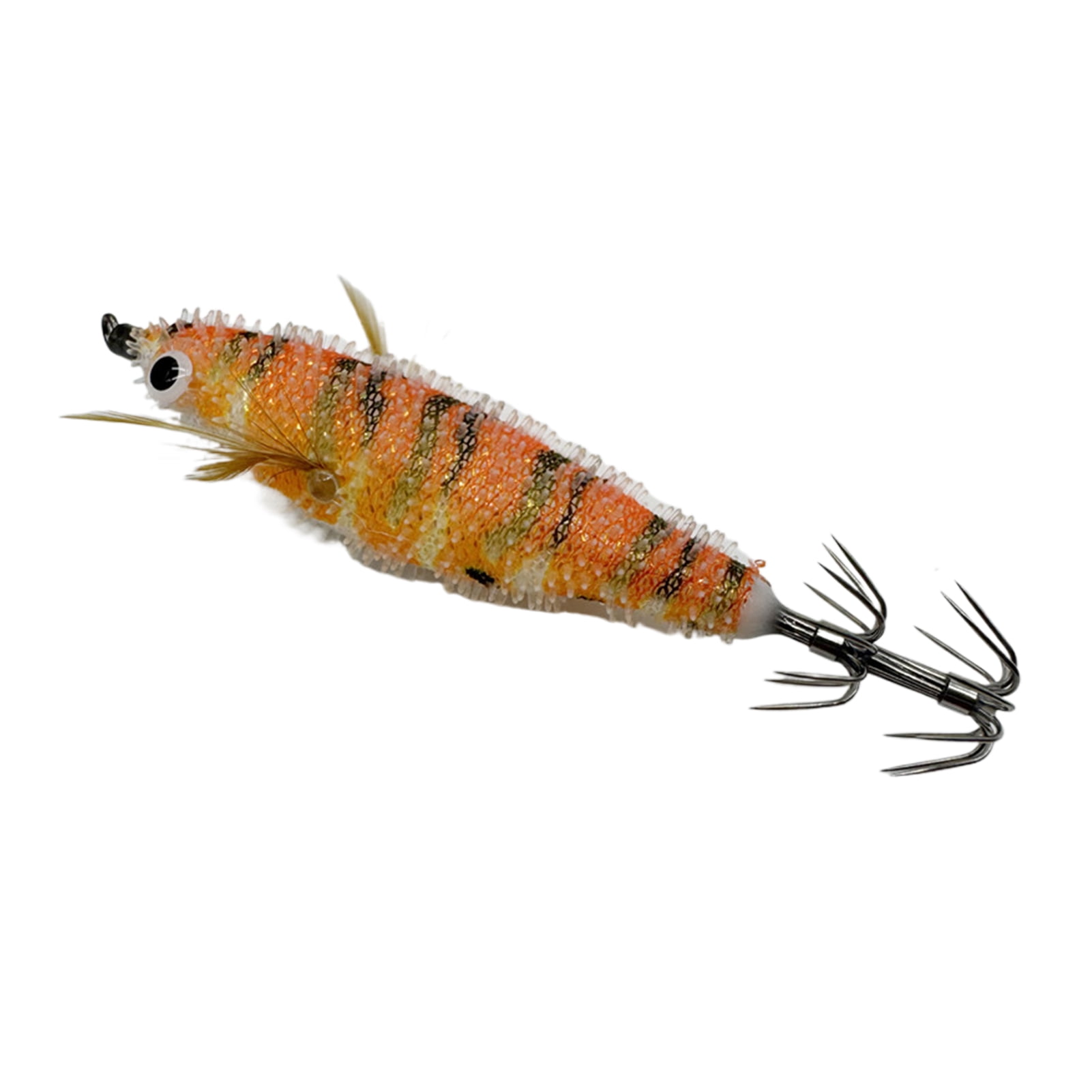 Squid Jig,3D Glow in the Dark Squid Jig Hooks,Outdoor Fishing Animated ...