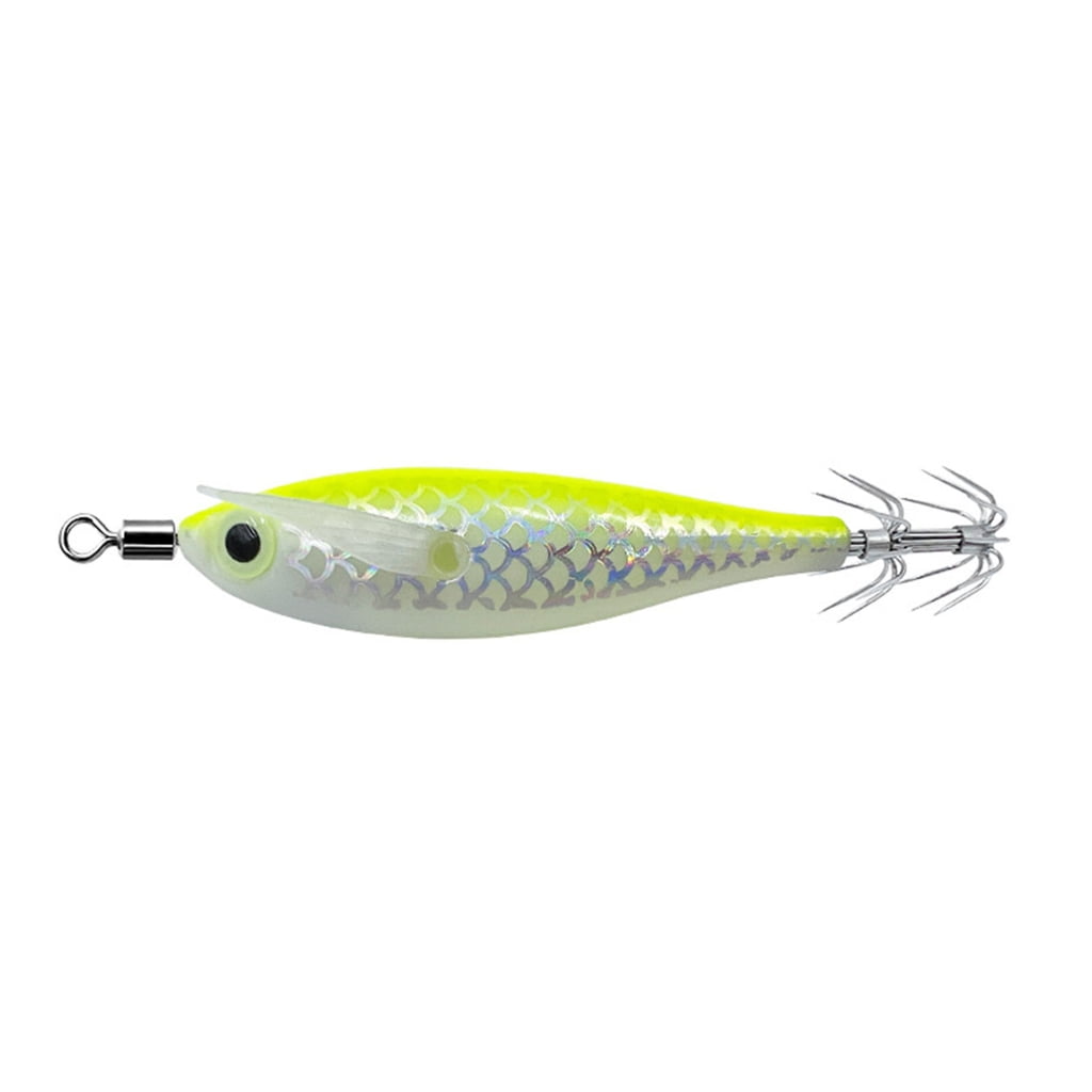 Squid Jig Fishing Lures with Shrimp Designs for Saltwater and ...