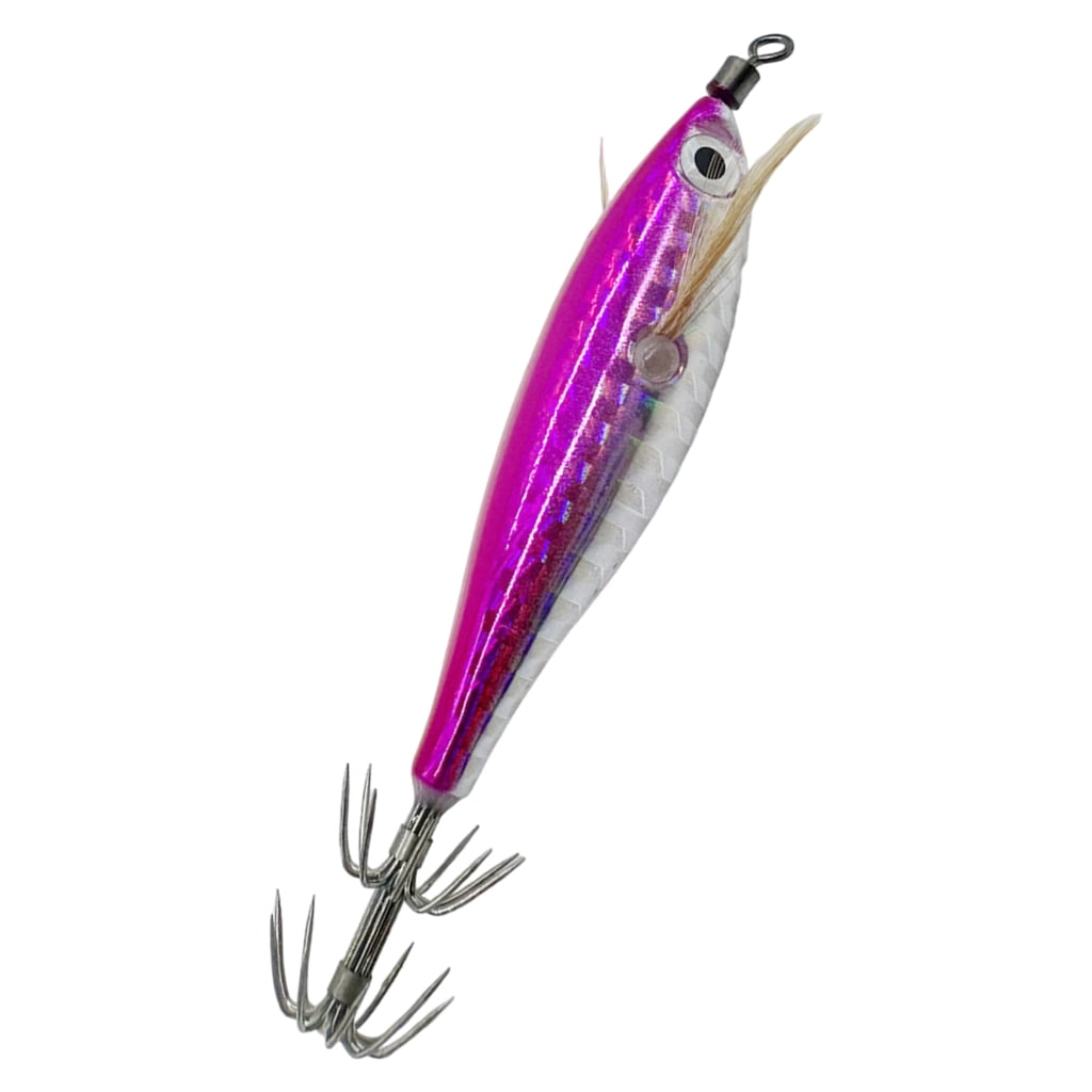 Squid Jigs Hook Floating Horizontal Shrimp Lures Baits Squid Jigs ...