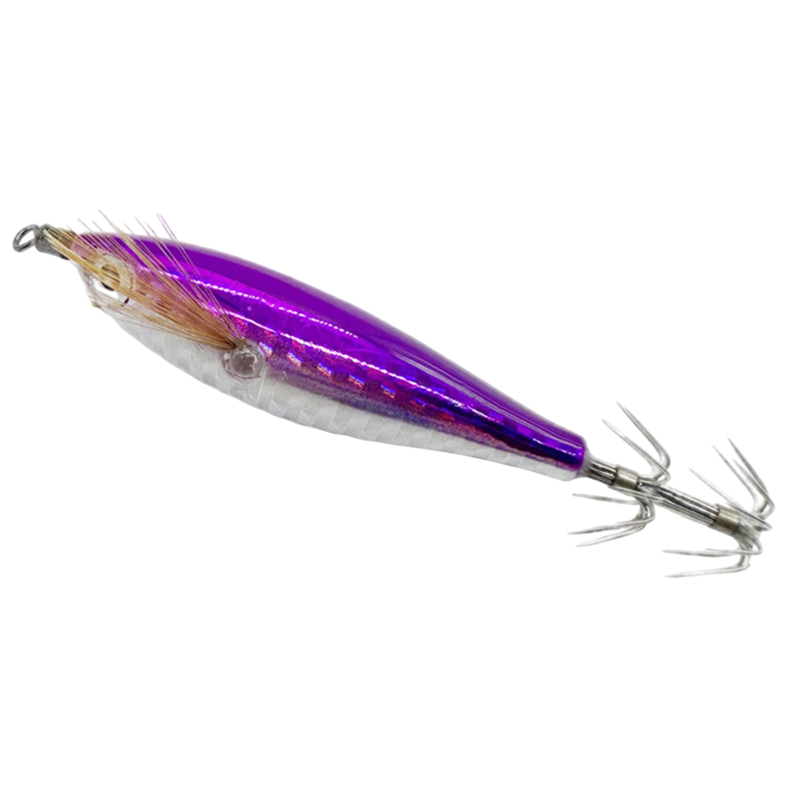 Squid Jigs Hook Floating Horizontal Shrimp Lures Baits Squid Jigs ...
