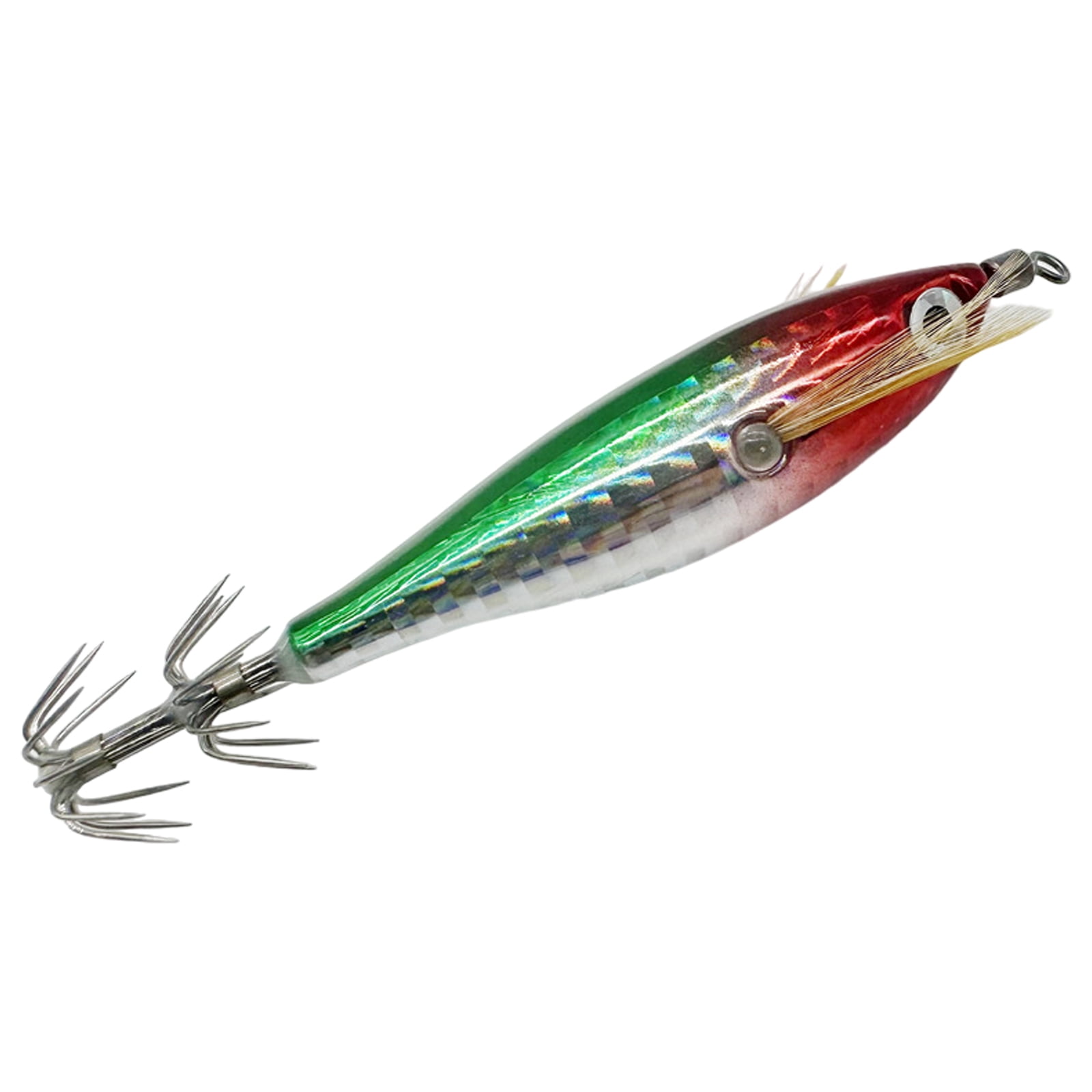 Squid Jigs Hook Floating Horizontal Shrimp Lures Baits Squid Jigs ...