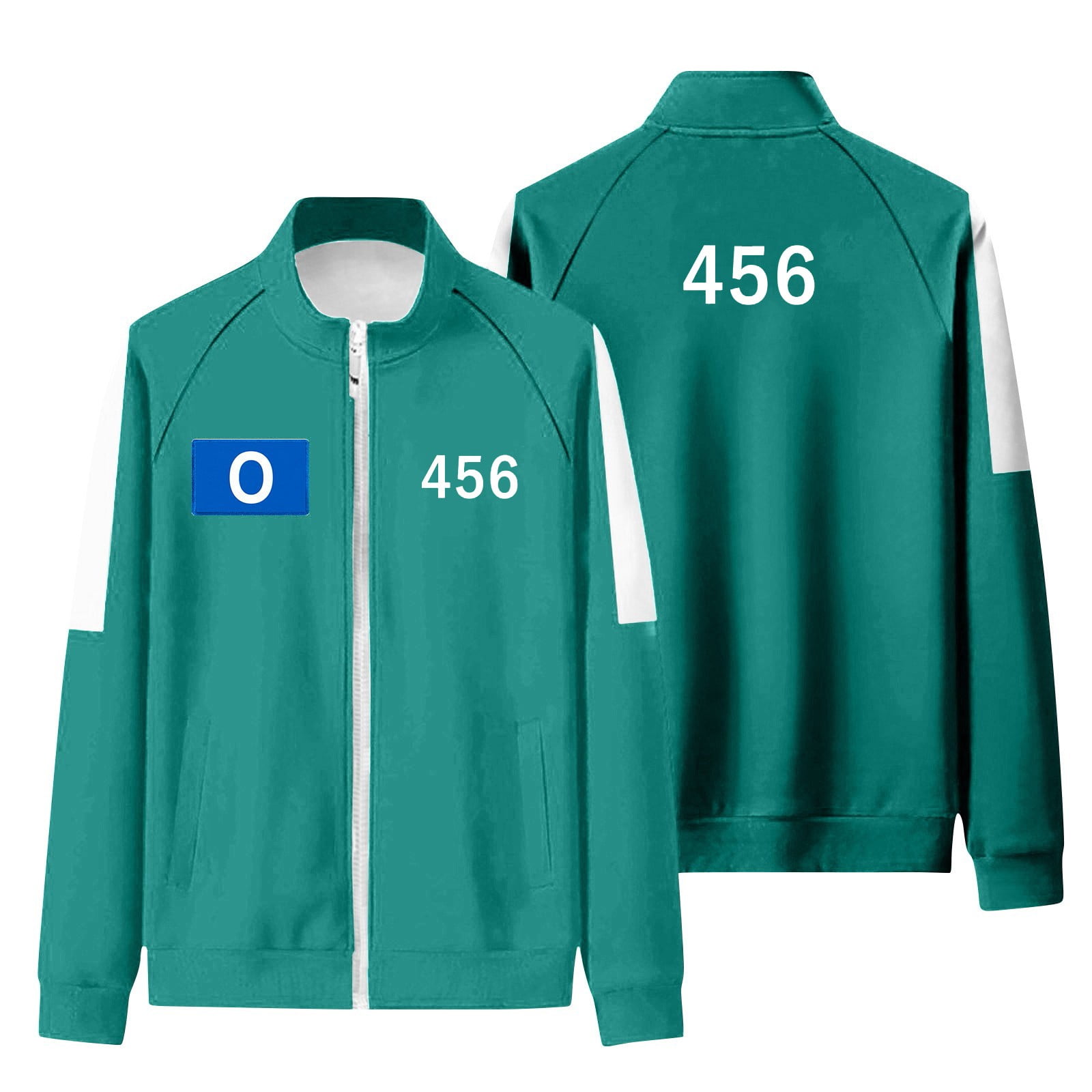 Squid Play Kids Zipper Long Sleeve Printed Top Tracksuit Jacket (456 ...