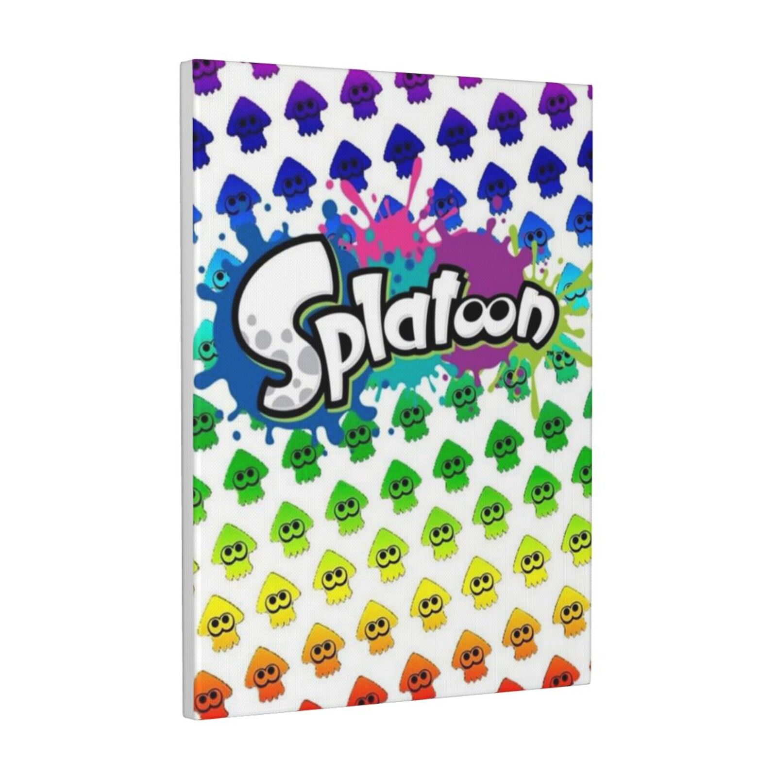 Squid Splatoon Logo Canvas Decorative Picture Frame Wall Poster Art ...