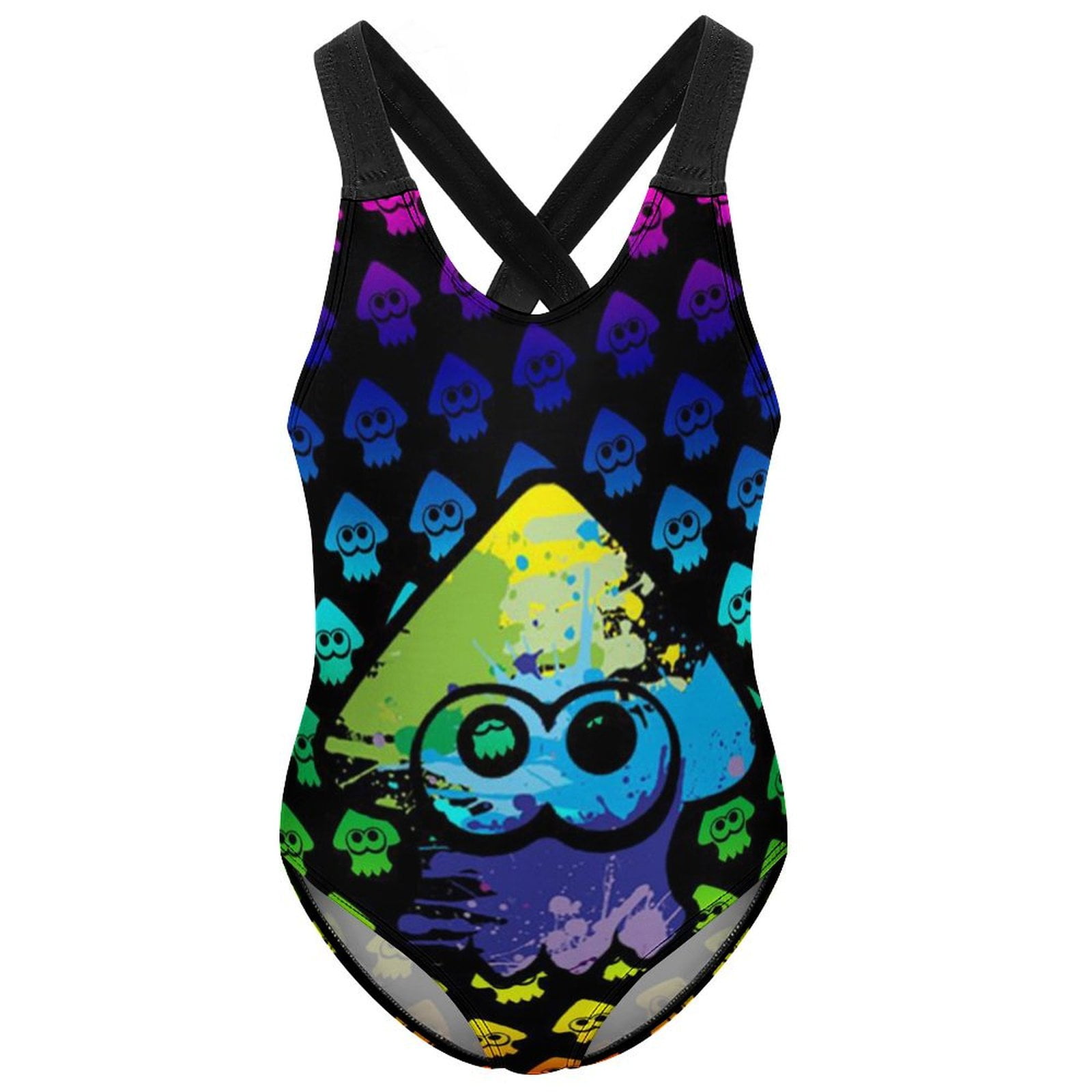 Squid Splatter Splatoon Children's One-piece Swimsuit Summer Girl's ...