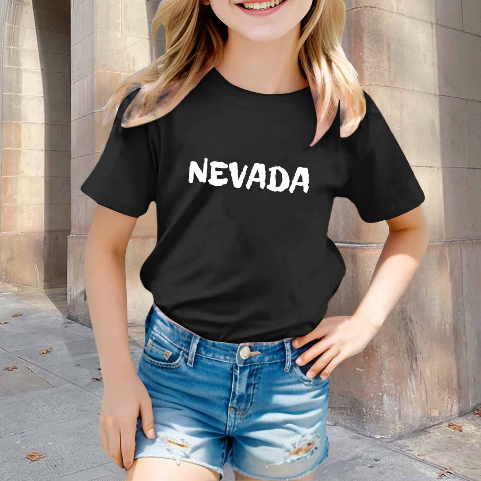 Squid Theme Printed Children's Fashion Loose T Shirt Toddler Girl Inner ...