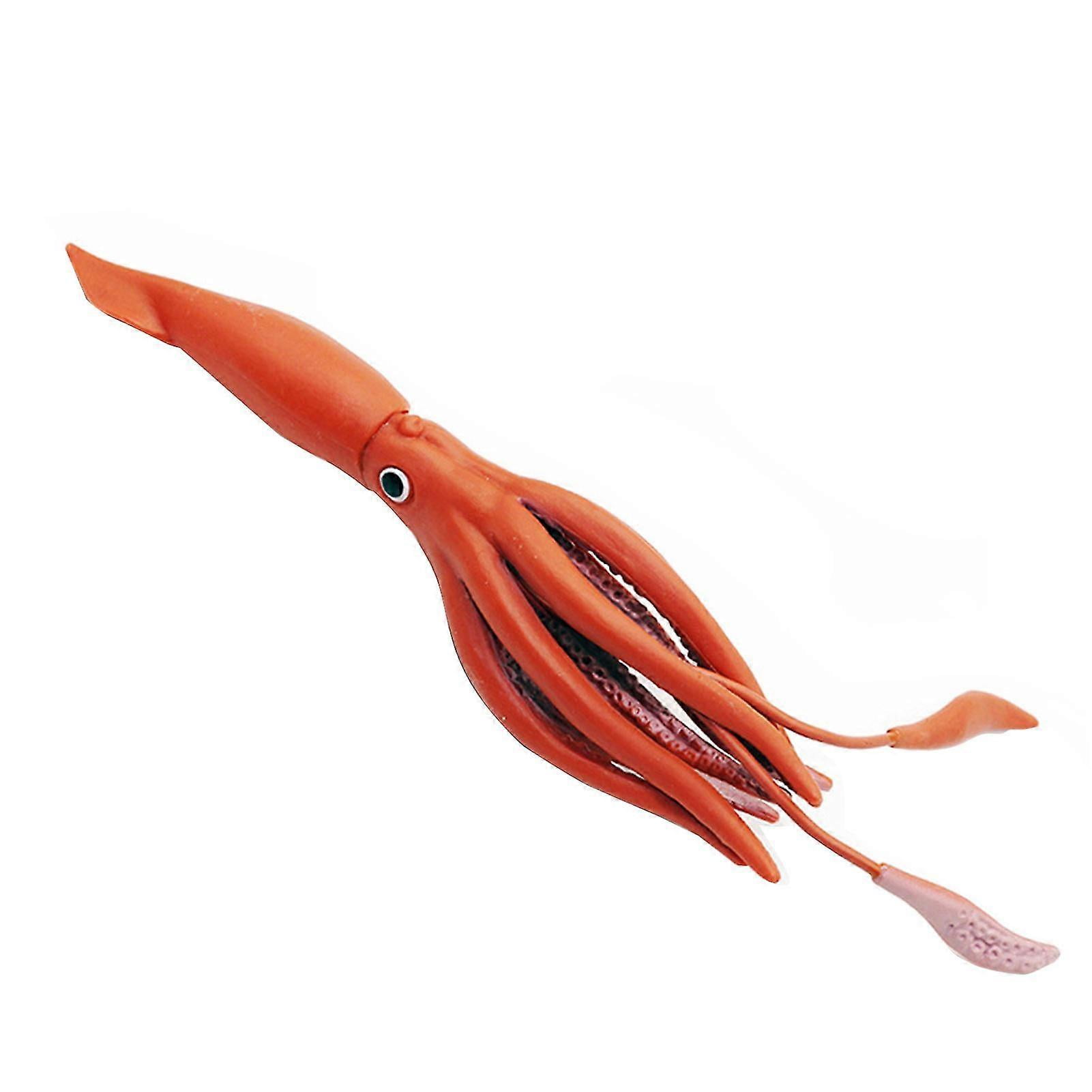 Squid Toy Gift Model For Soft Collectible Sea Life Cognition - Walmart.com