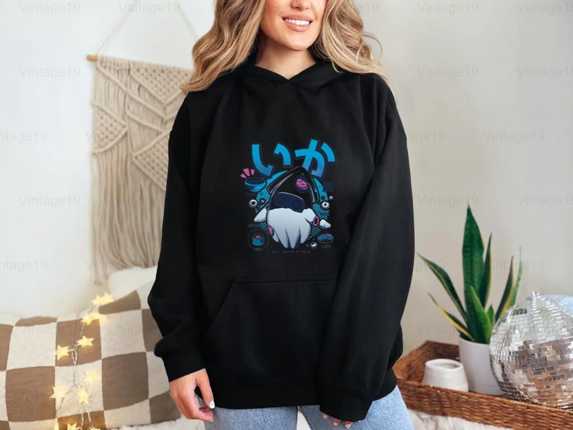 Squid X-Ray Hoodie with Fun and Unique Deep Sea Art, for men & women ...