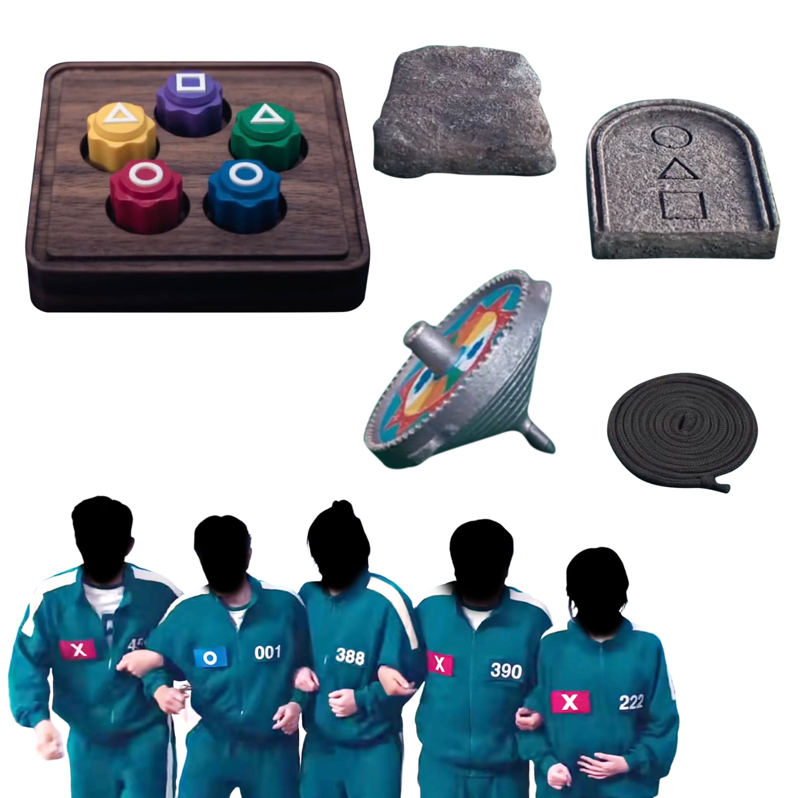 Squids Korean Folk Game Set (6 types Korean Traditional Play Game ...