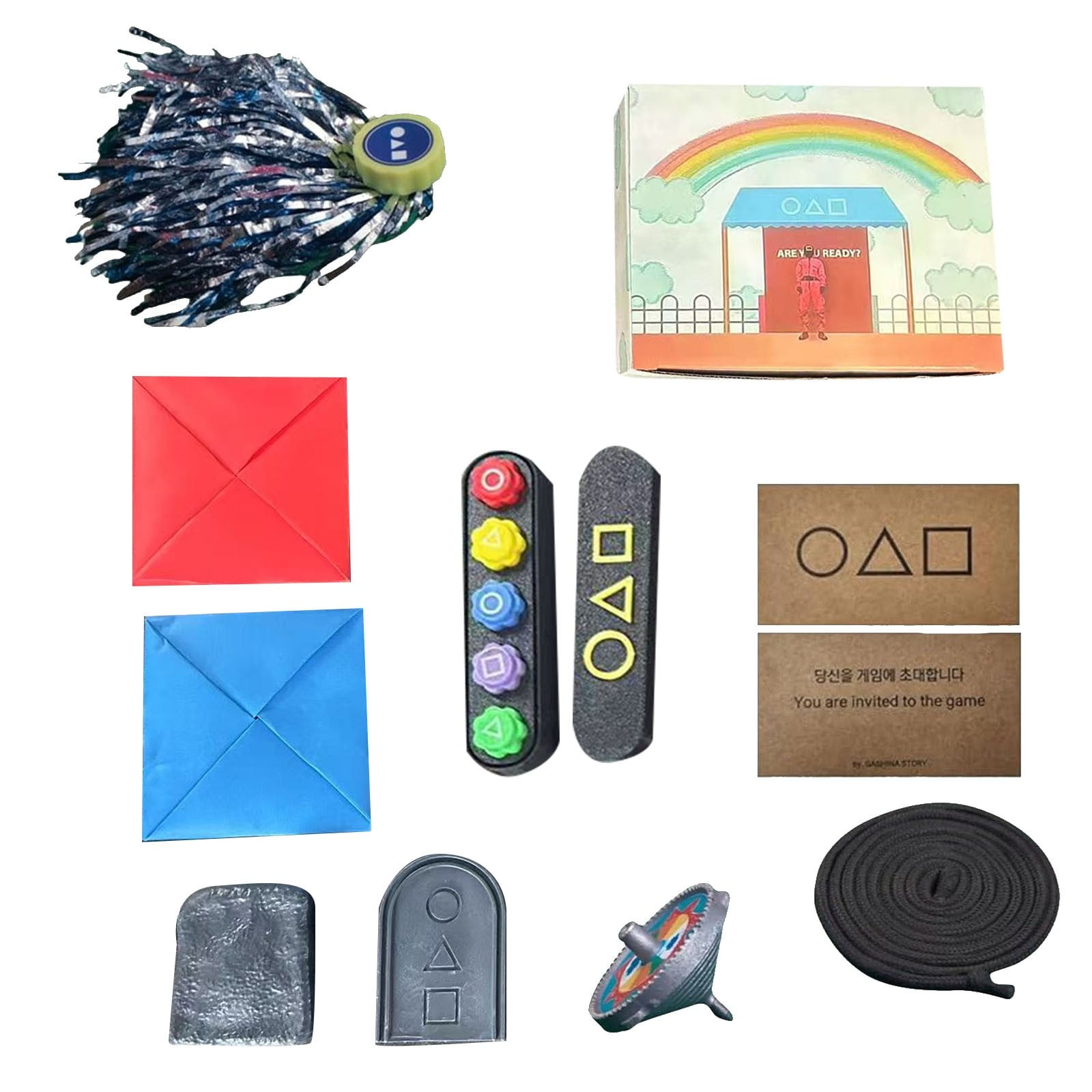 Squids Korean Folk Game Set (6 types Korean Traditional Play Game ...