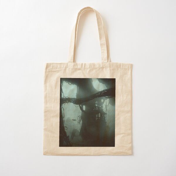 Squids Spectral Spire Cotton Tote Bag Canvas Tote Bag, Family Gift For ...