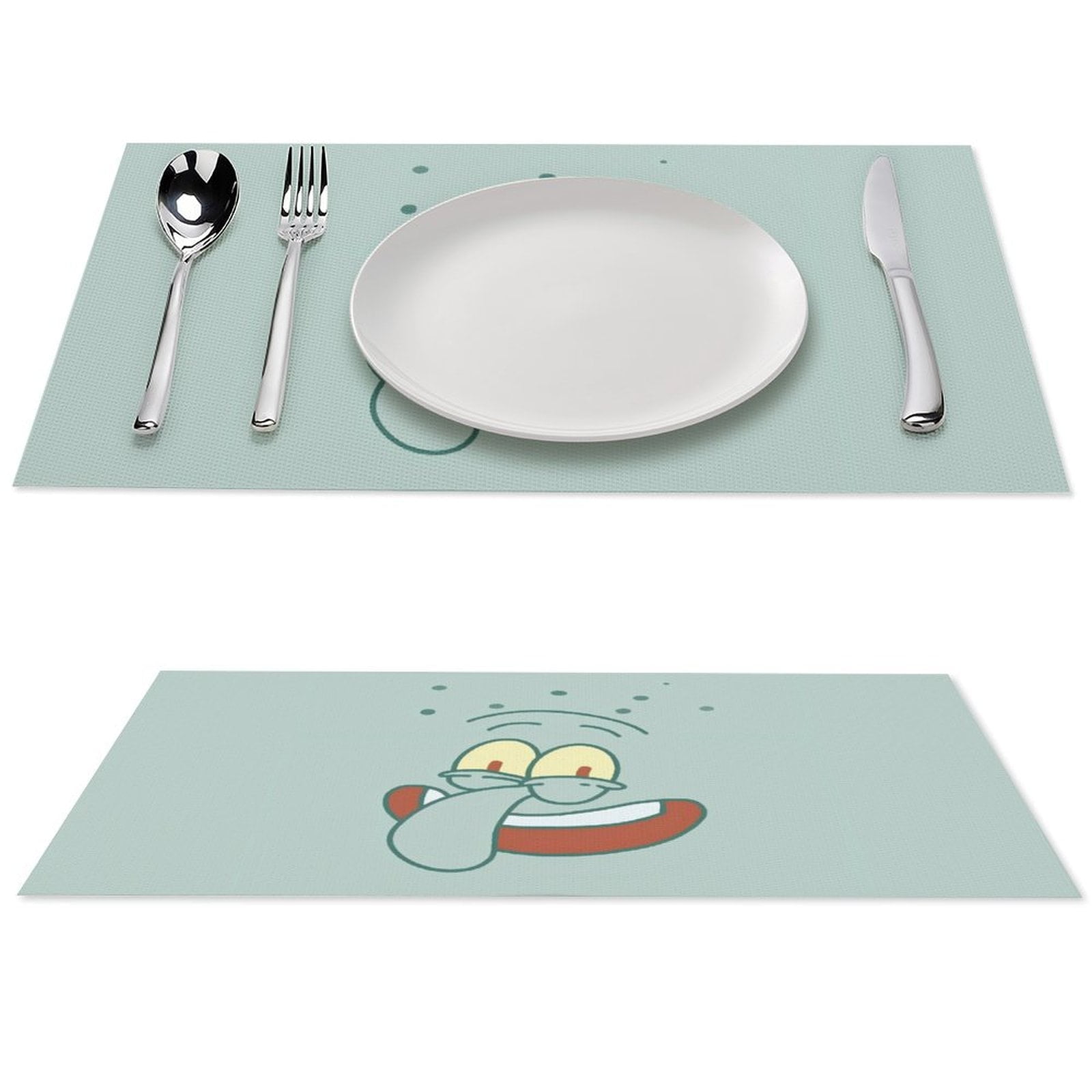 Squidward Cartoon placemats are suitable for indoor dining table mats 1 ...