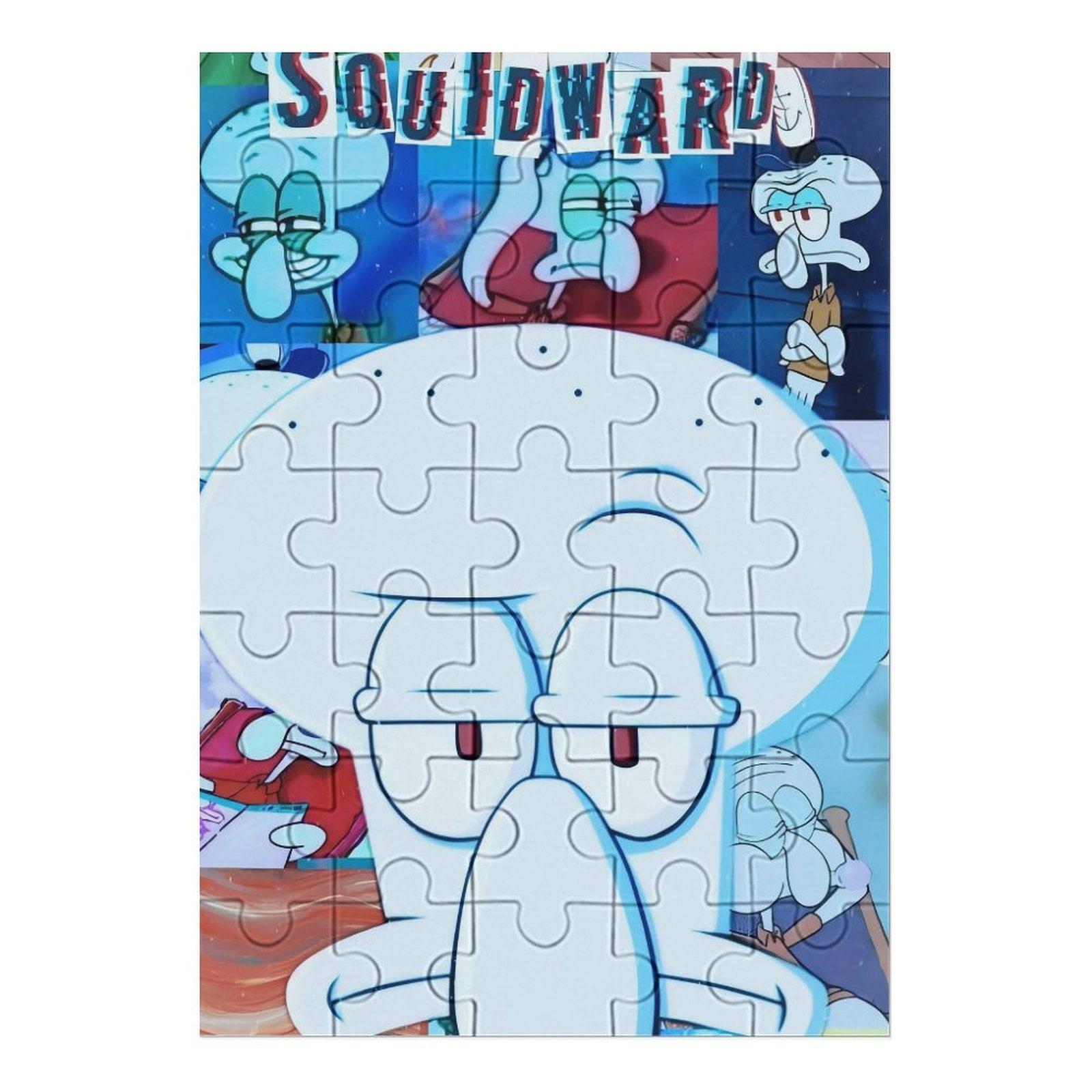 Squidward Christmas Jigsaw Puzzles Interlocking Puzzles for Kids And ...