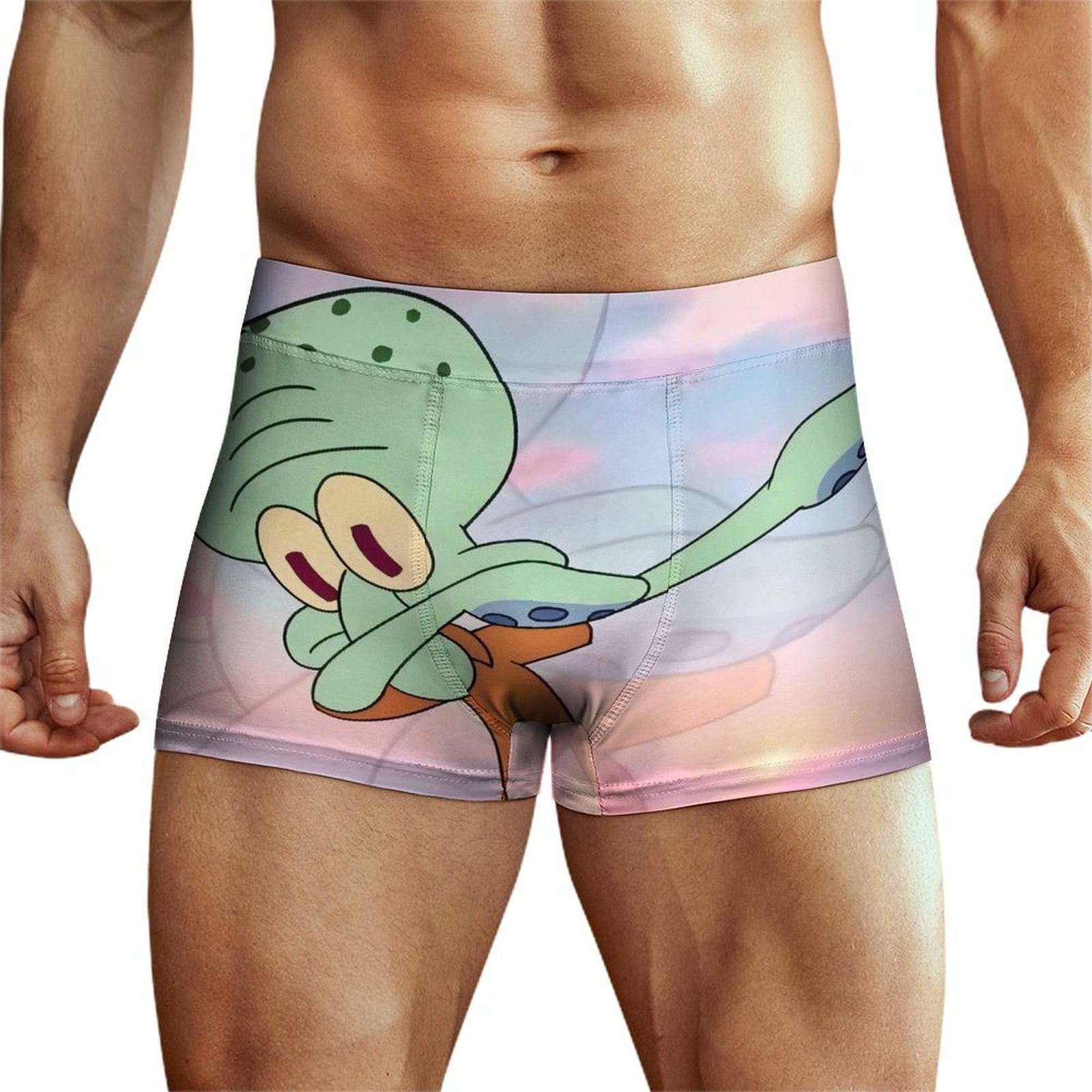 Squidward Men's Cartoon Boxer BriefsMens Underwear XL - Walmart.com