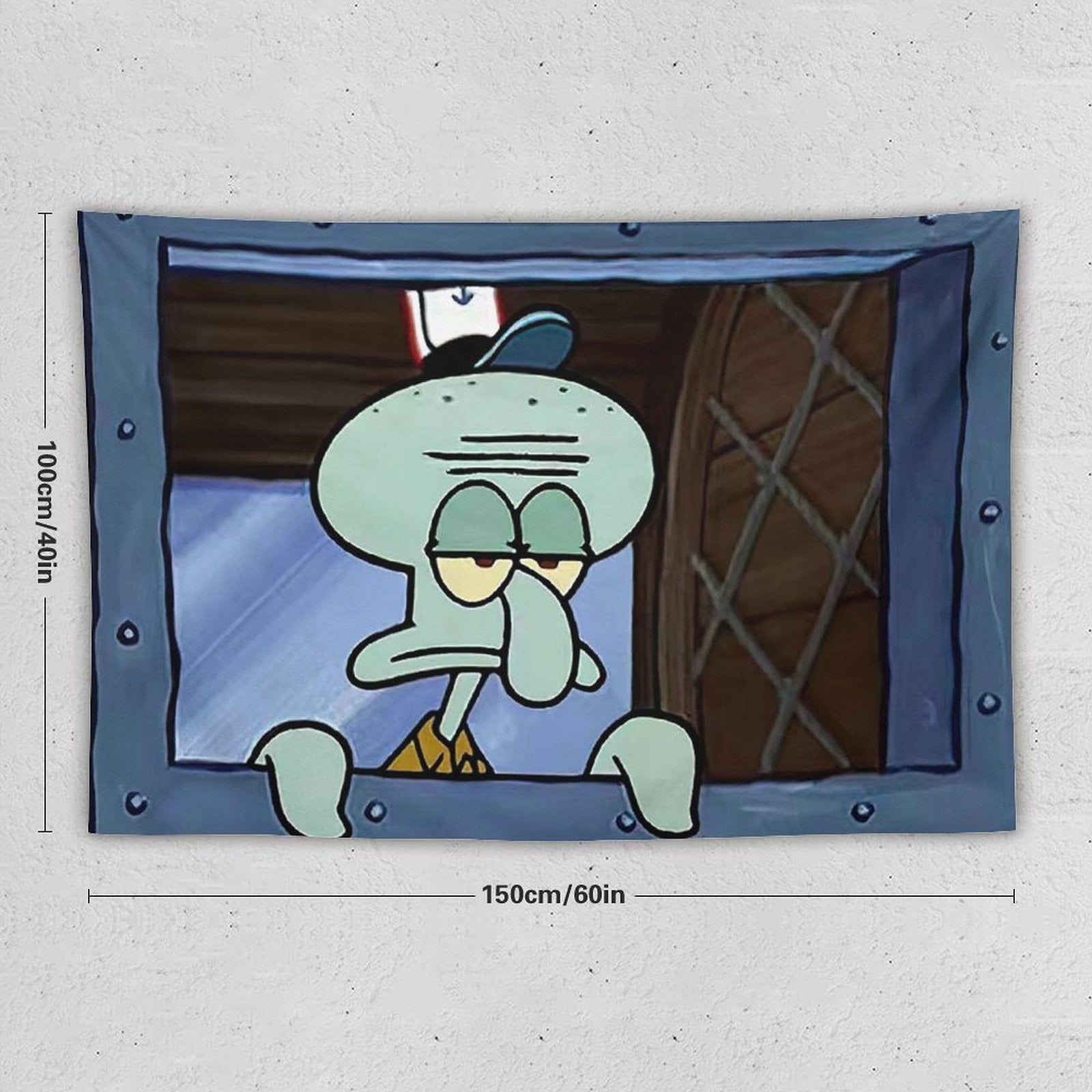 ZDZQOY Cartoon Squidward Octopus 40" x 60" Tapestry - Walmart.com