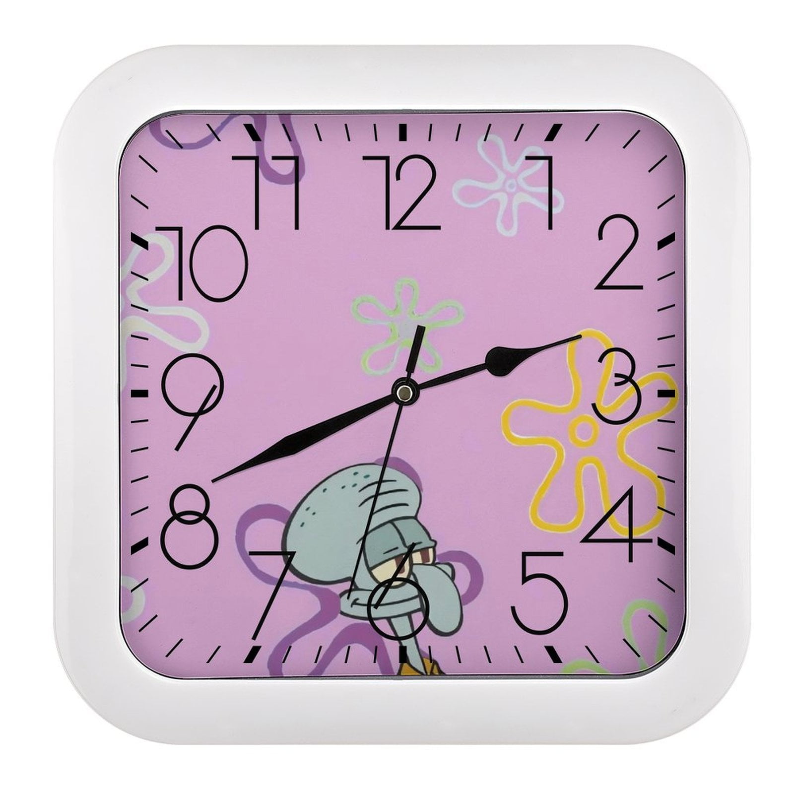 Squidward Square wall clock battery operated decorative - Walmart.com