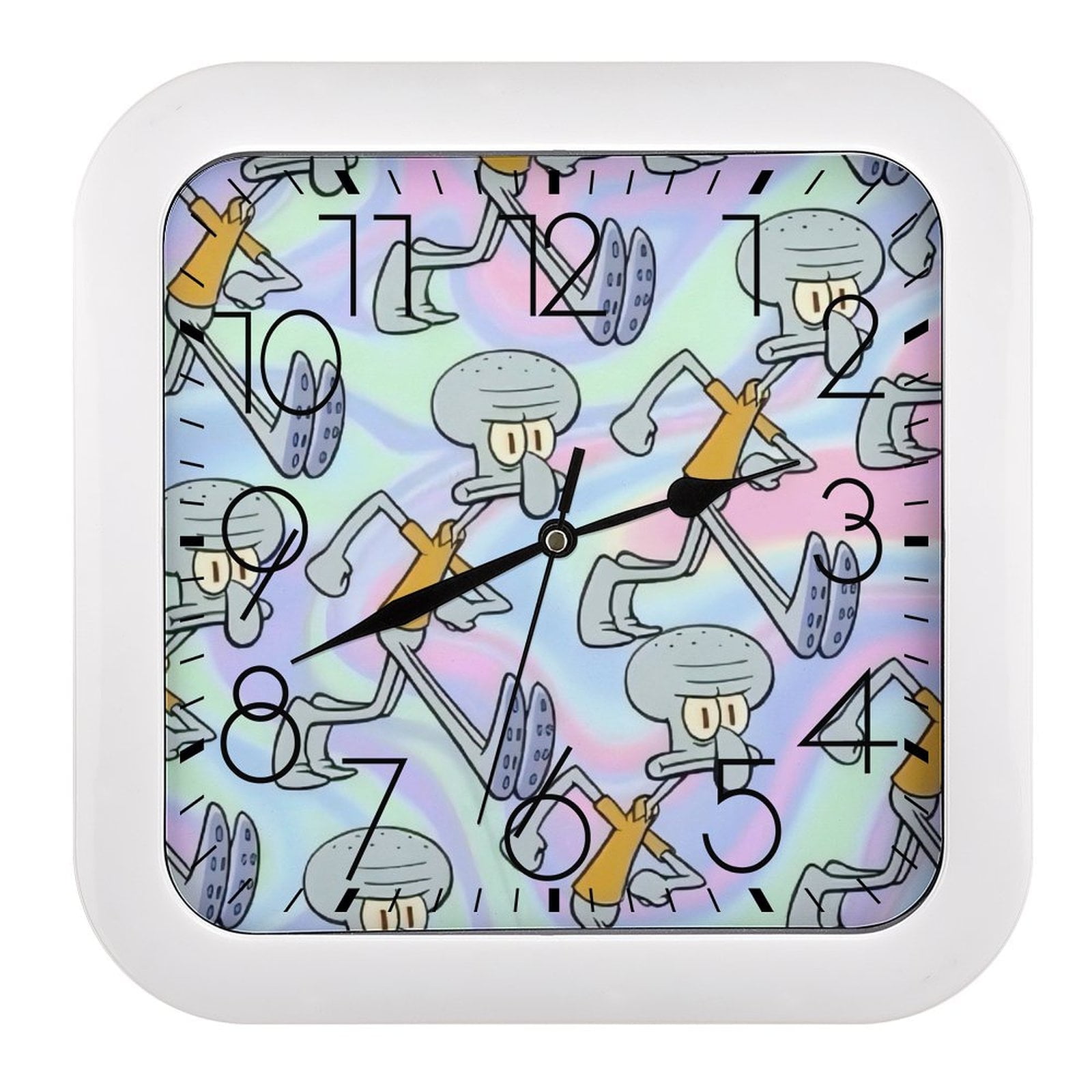 Squidward Square wall clock battery operated decorative - Walmart.com