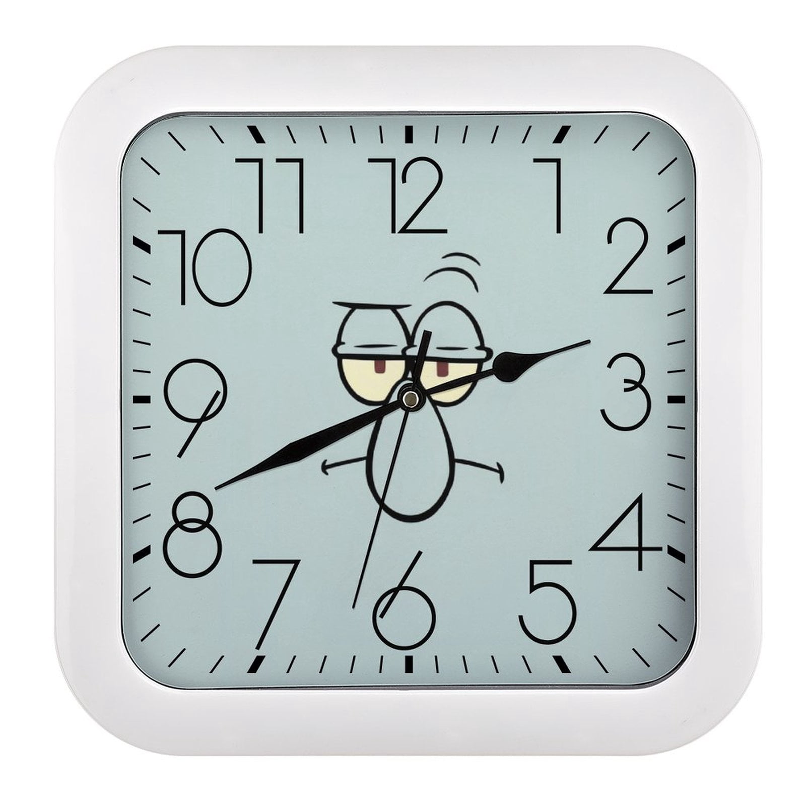 Squidward Square wall clock battery operated decorative - Walmart.com