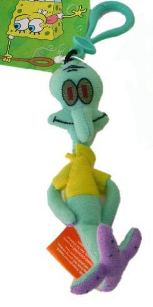 Squidward Zipper Pull Keychain From Nickelodeon Spongebob - Walmart.com