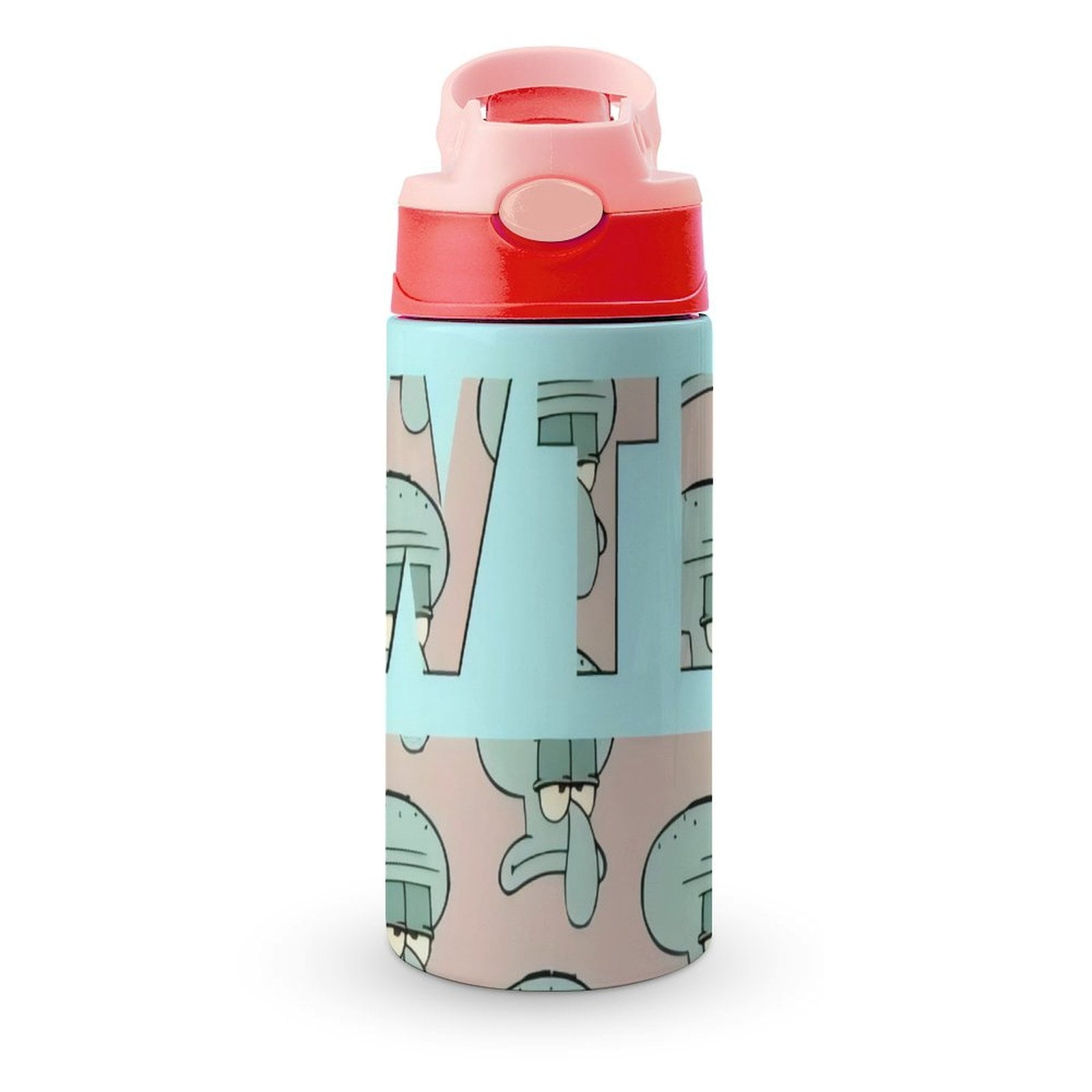 Squidward kids stainless steel water cup with straw 350ml - Walmart.com