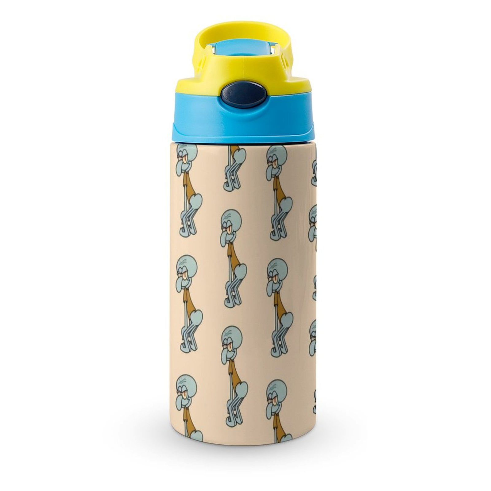 Squidward kids stainless steel water cup with straw 350ml - Walmart.com