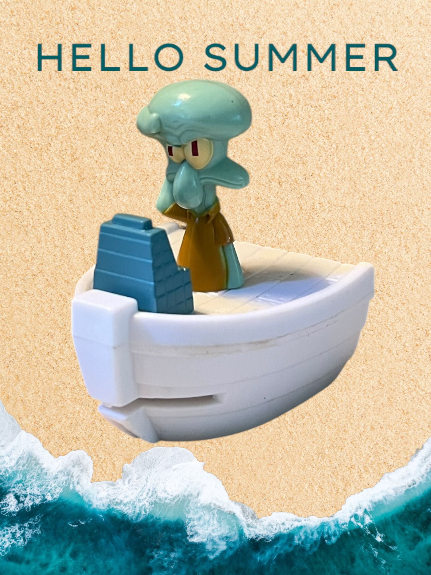 Squidward tentacles from SpongeBob SquarePants 4” CAKE TOPPER Figure ...