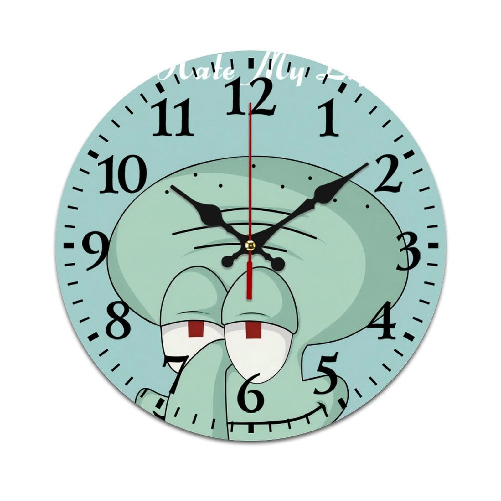 Squidward wall clocks battery operated decorative 30cm/11.8in - Walmart.com