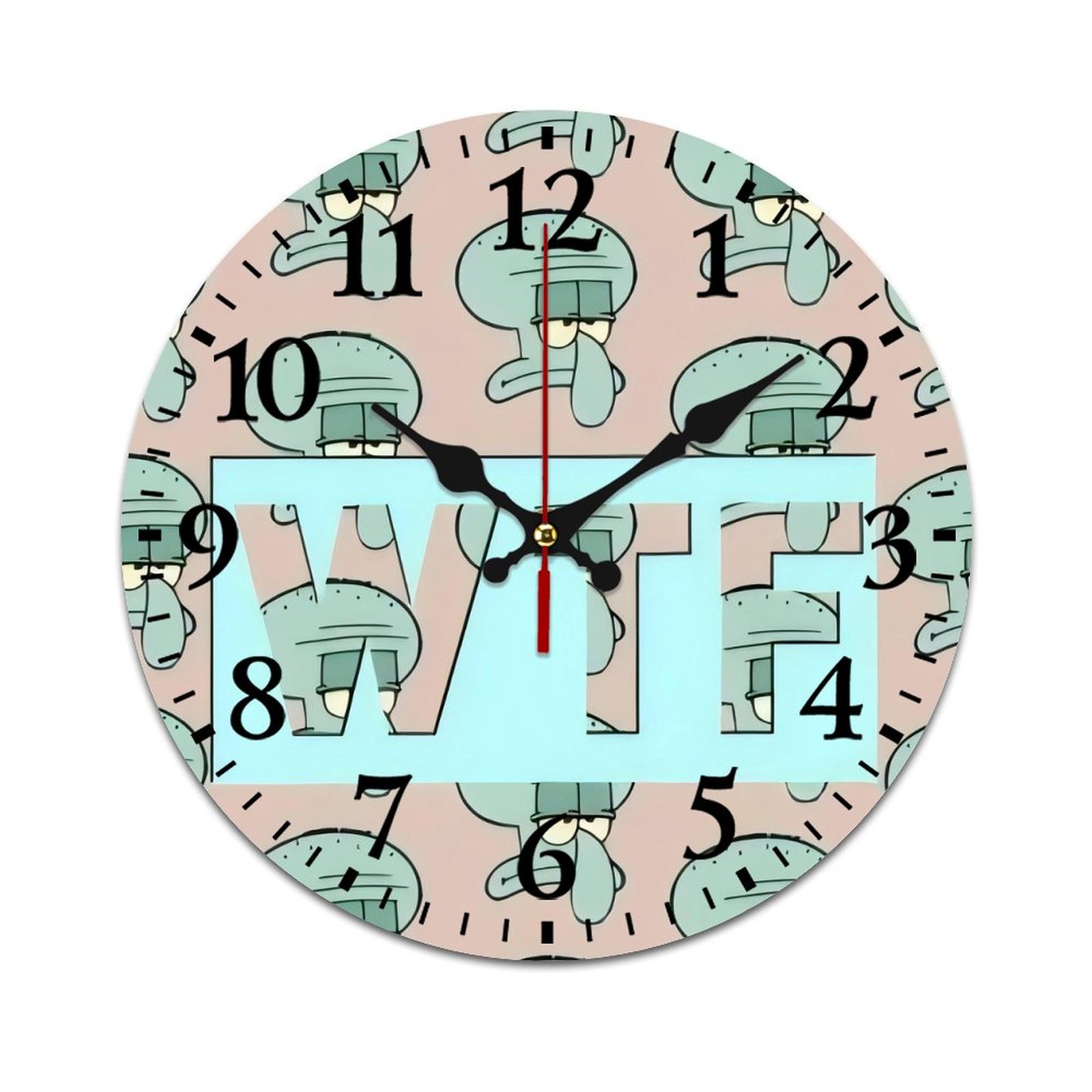 Squidward wall clocks battery operated decorative 30cm/11.8in - Walmart.com