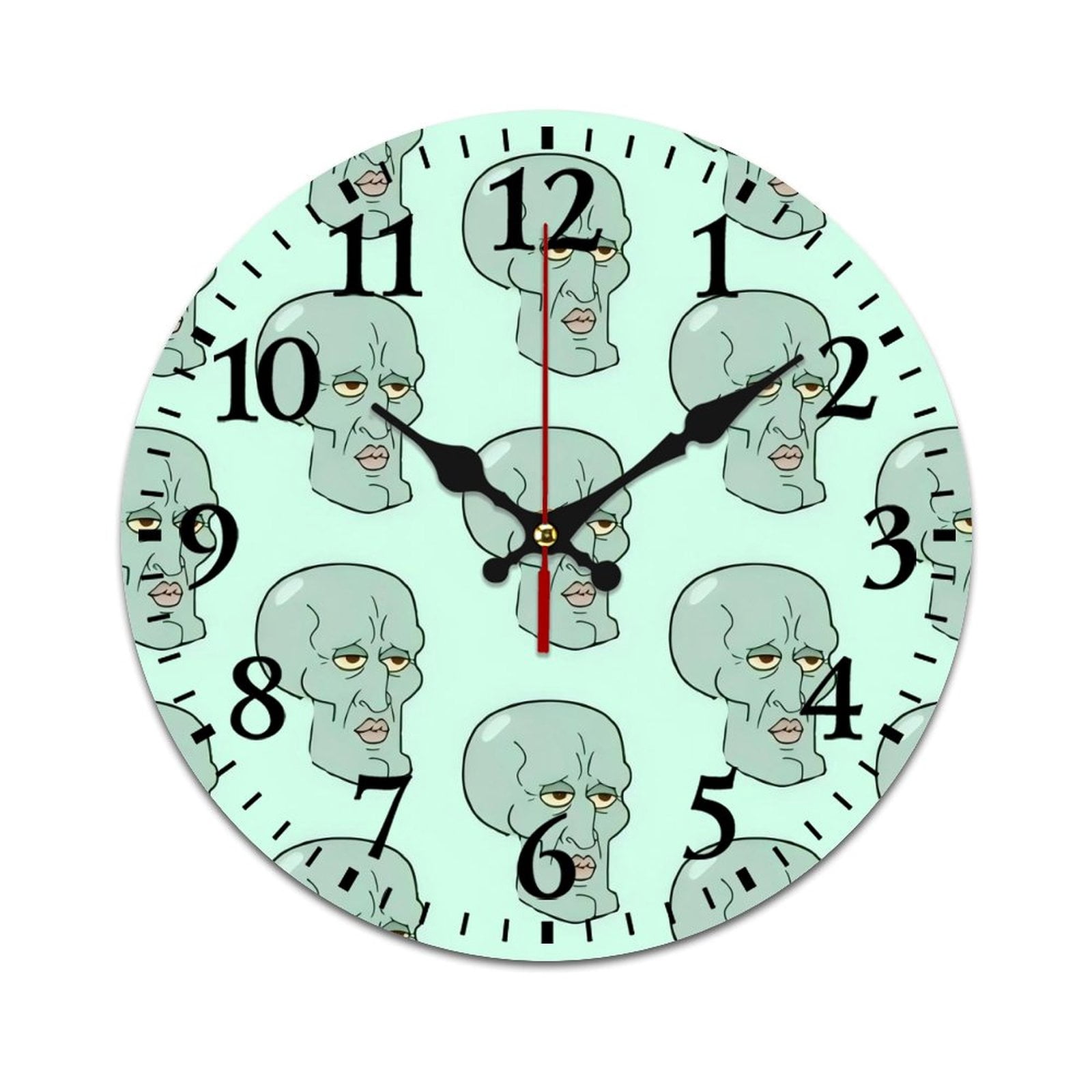Squidward wall clocks battery operated decorative 34cm/13.39in ...