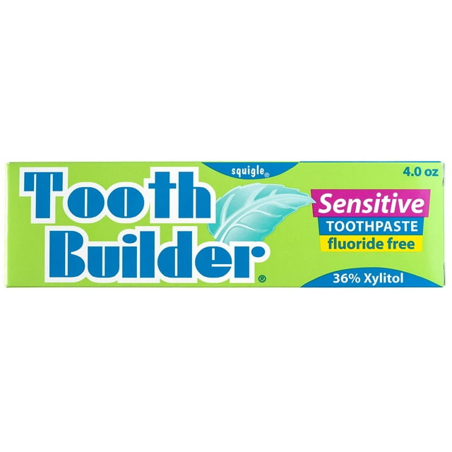 Squigle Tooth Builder SLS Free Toothpaste (Stops Tooth Sensitivity ...
