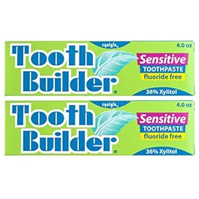 Squigle Tooth Builder SLS Free Toothpaste (Stops Tooth Sensitivity ...