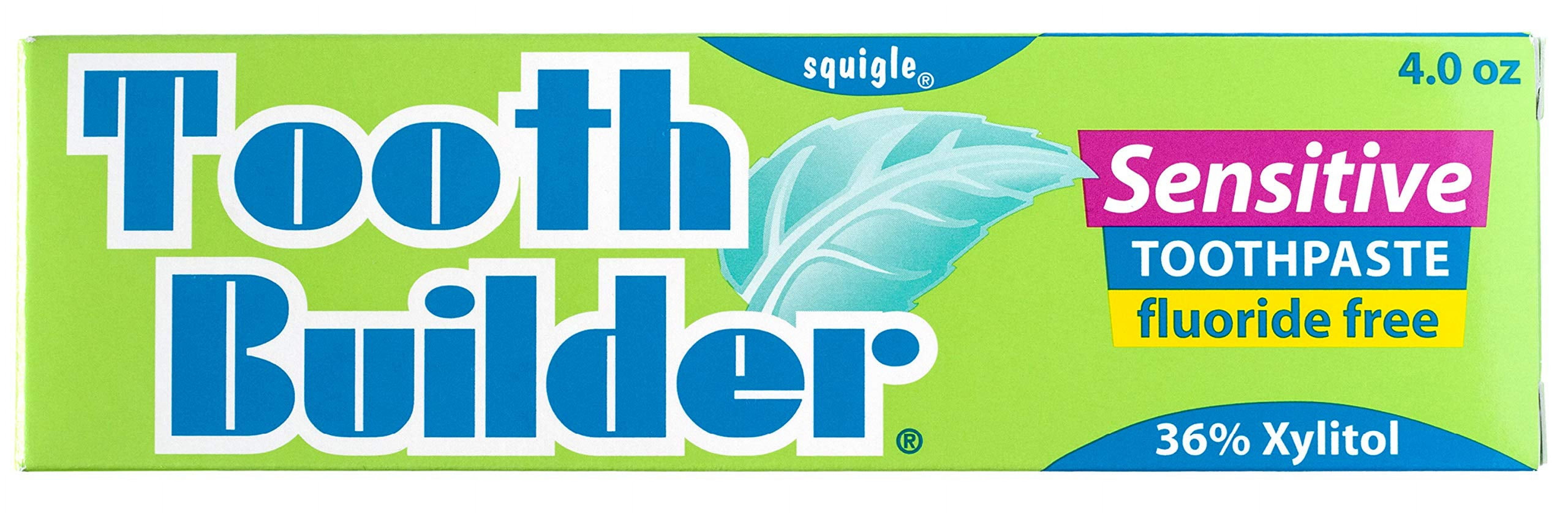Squigle Tooth Builder SLS OIF8 Free Toothpaste (Stops Tooth Sensitivity ...