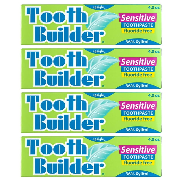 Squigle Tooth Builder SLS STF9 Free Toothpaste (Stops Tooth Sensitivity ...