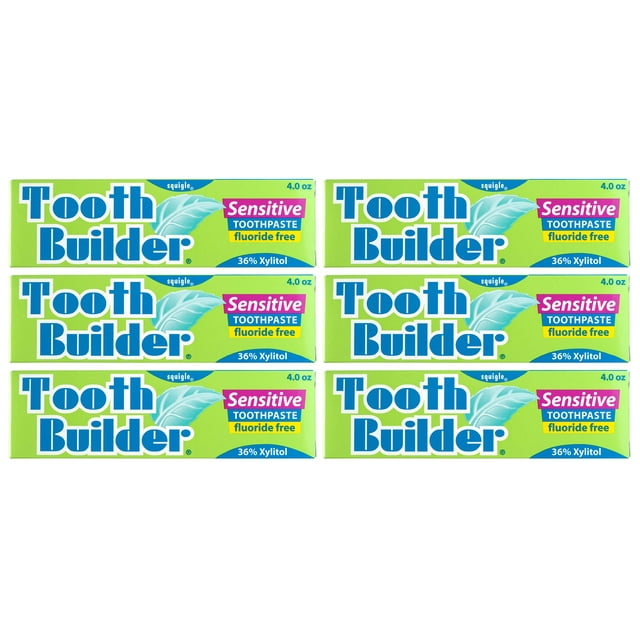 Squigle Tooth Builder SLS STF9 Free Toothpaste (Stops Tooth Sensitivity ...