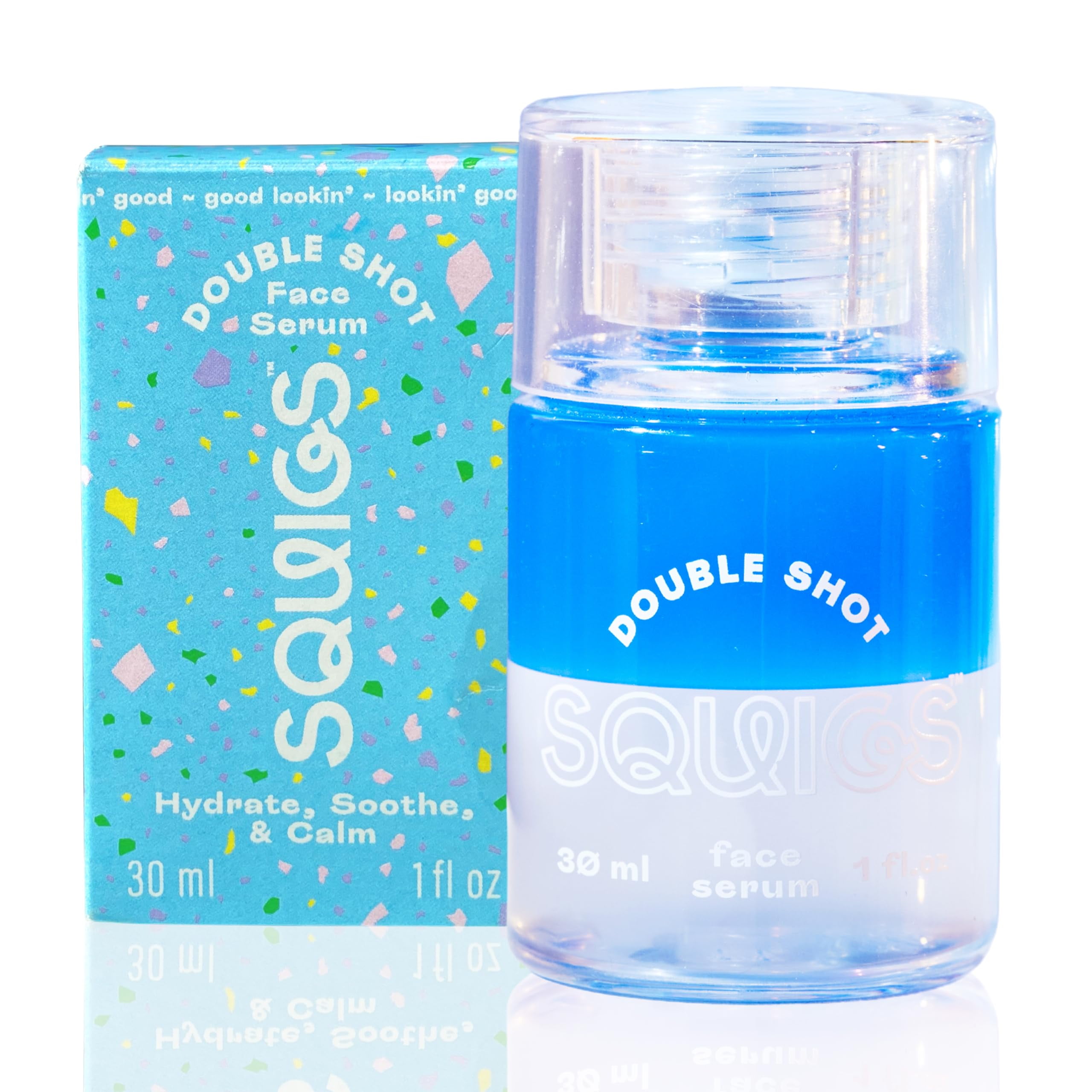 Squigs Double Shot Hyaluronic Acid Serum for Face - Hydrating Face ...