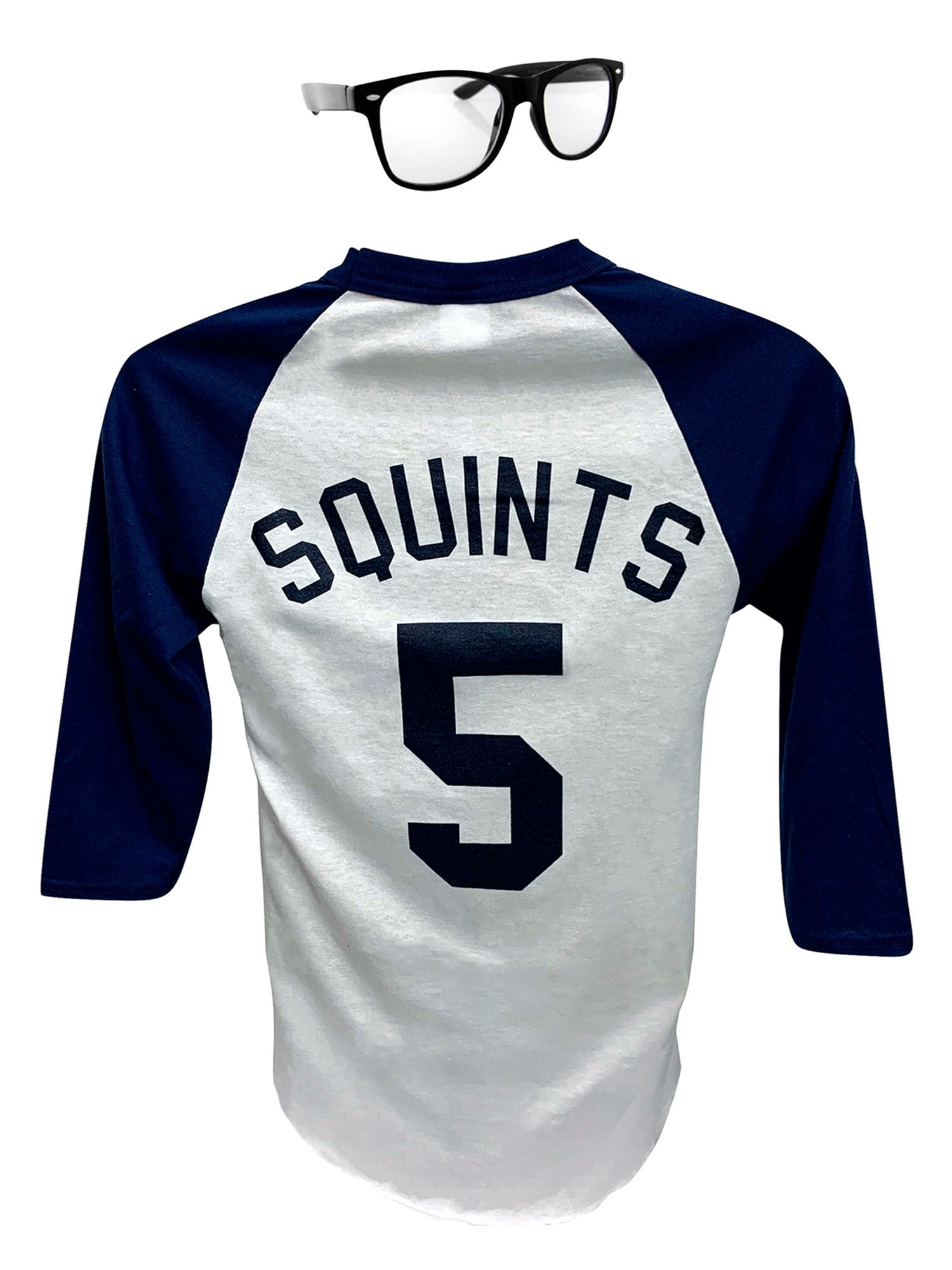 Squints Costume Baseball Jersey And Glasses Sandlot Movie Halloween ...