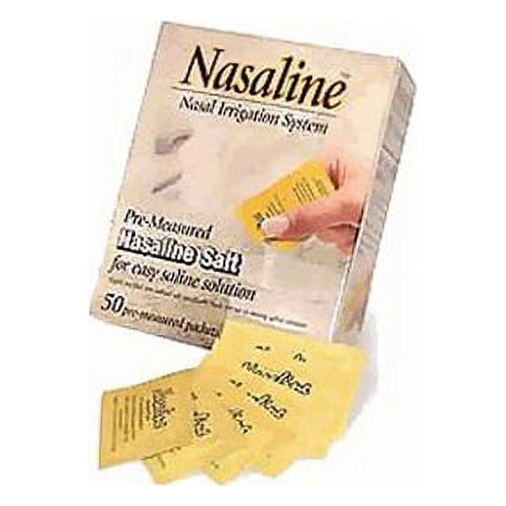 Squip Nasaline Pre Measured Salt - 50 Packets, 6 Pack - Walmart.com