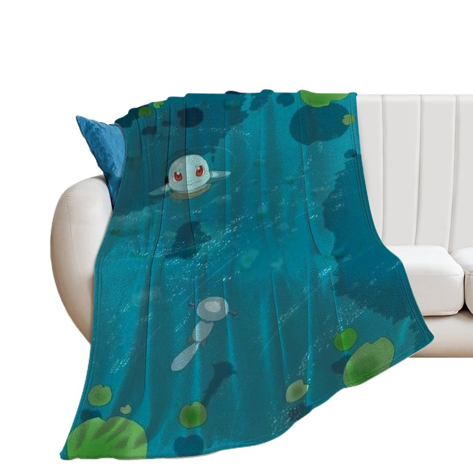 Squir-tle Throw Blanket Flannel Anime for Girls Boys Men Women Squir ...