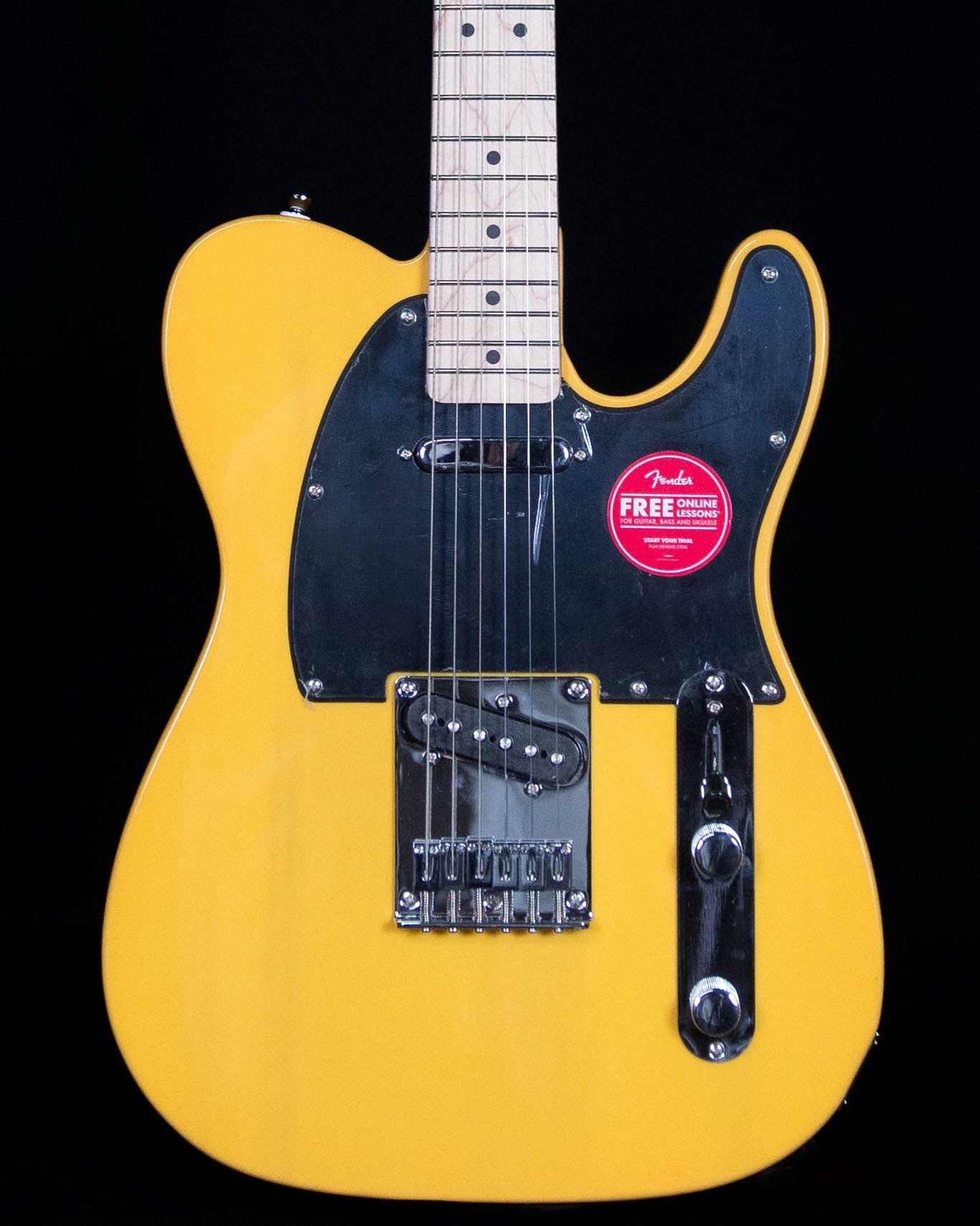 Squier Sonic Telecaster, Maple FB, Butterscotch Blonde - Walmart.com