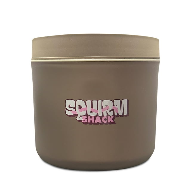 Squirm Shack - Insulated Fishing Bait Container, Stainless Steel, Live ...